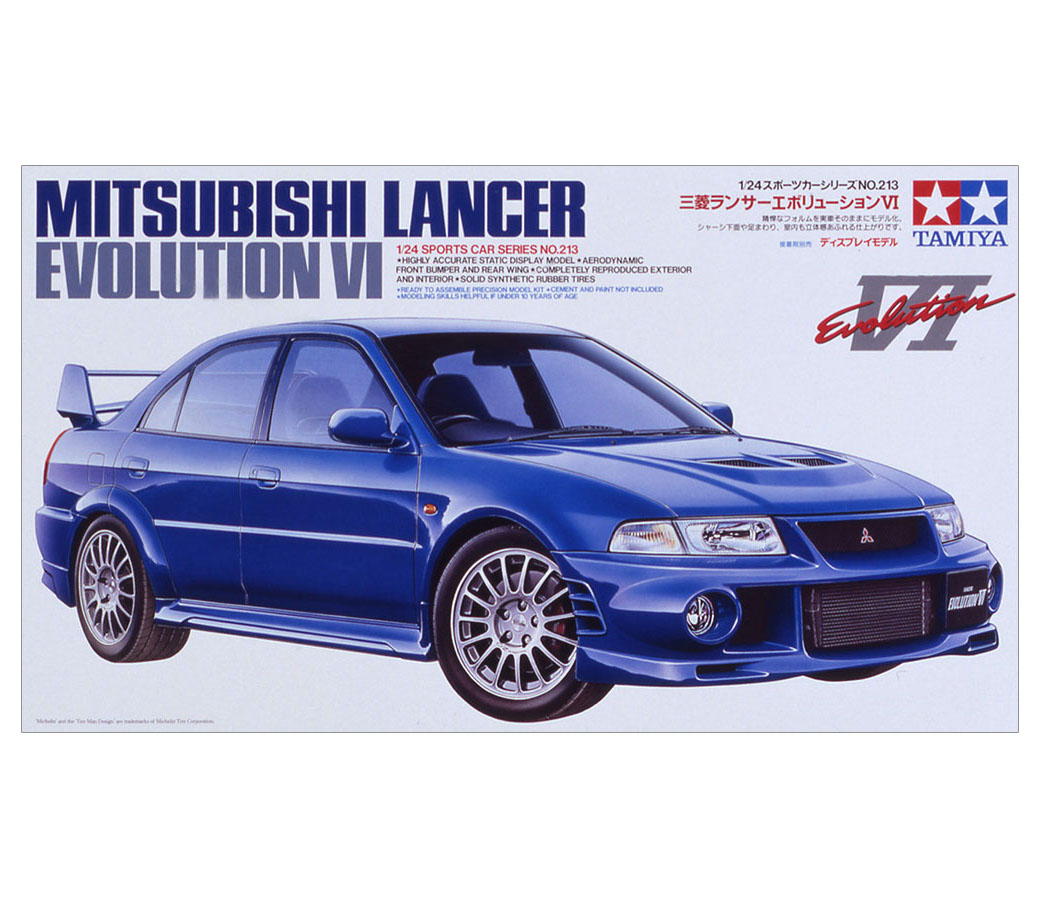 Mitsubishi Lancer Evolution VI - Tamiya 24213 | kingshobby.com