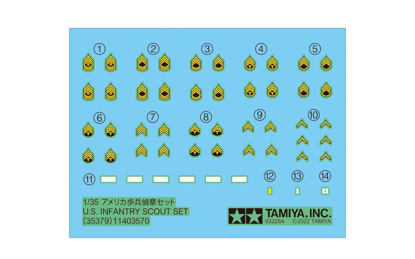 US Infantry Scout Set - Tamiya 35379 | kingshobby.com