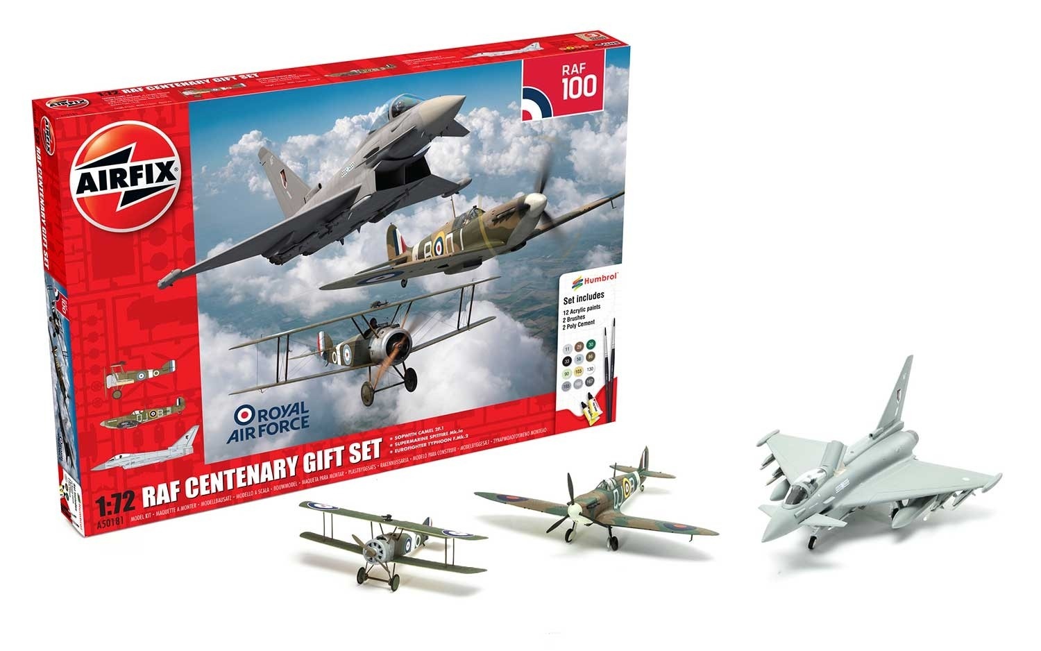 RAF Centenary Gift Set - Airfix A50181 | kingshobby.com