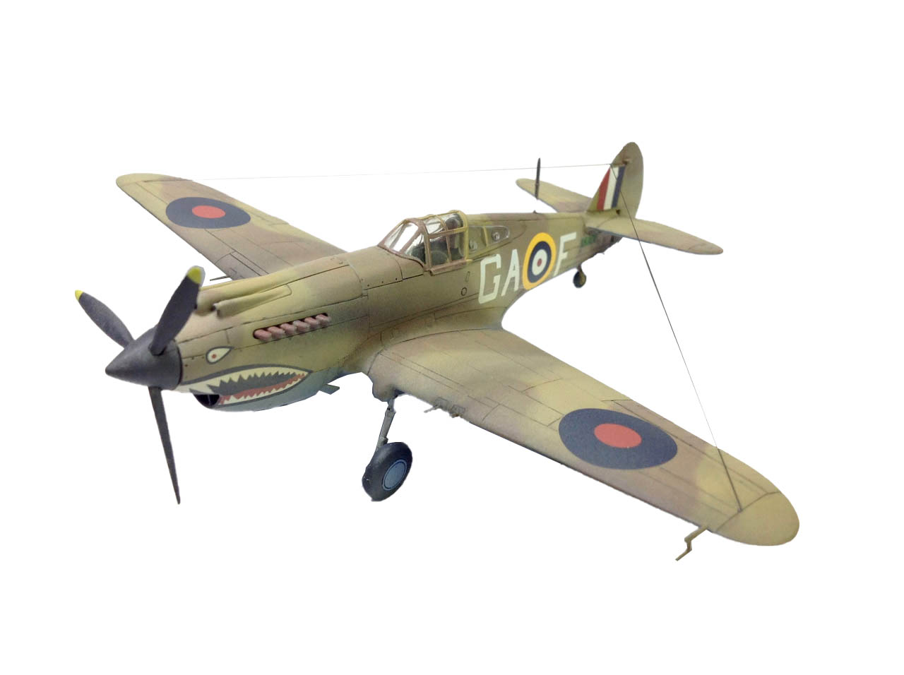 Curtiss Tomahawk IIB - Small Starter Set - Airfix A55101 | kingshobby.com