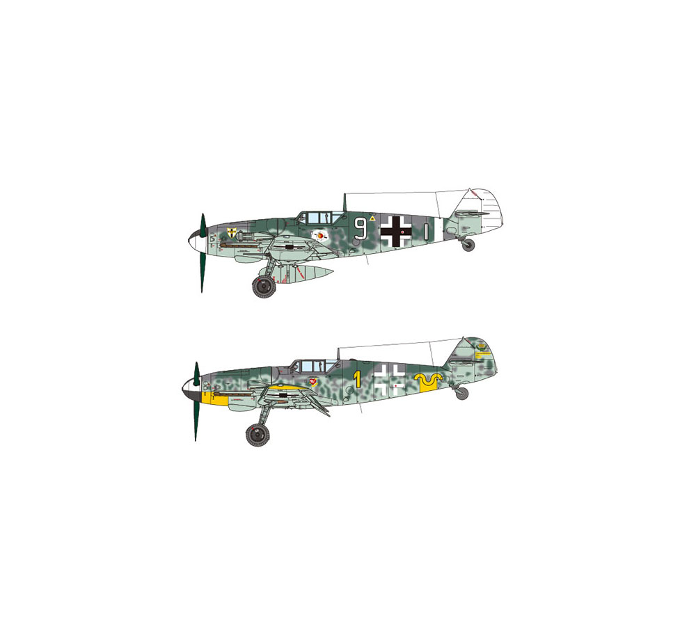 Messerschmitt Bf 109 G-6 - Tamiya 61117 | kingshobby.com