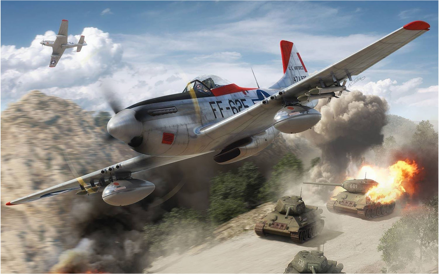 North American F-51D Mustang - Airfix A05136 | kingshobby.com