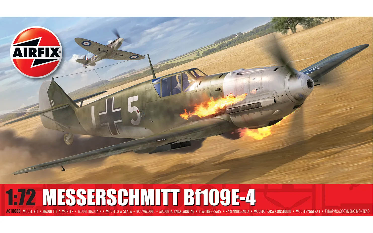 Messerschmitt Bf109E-4 - Airfix A01008B | kingshobby.com