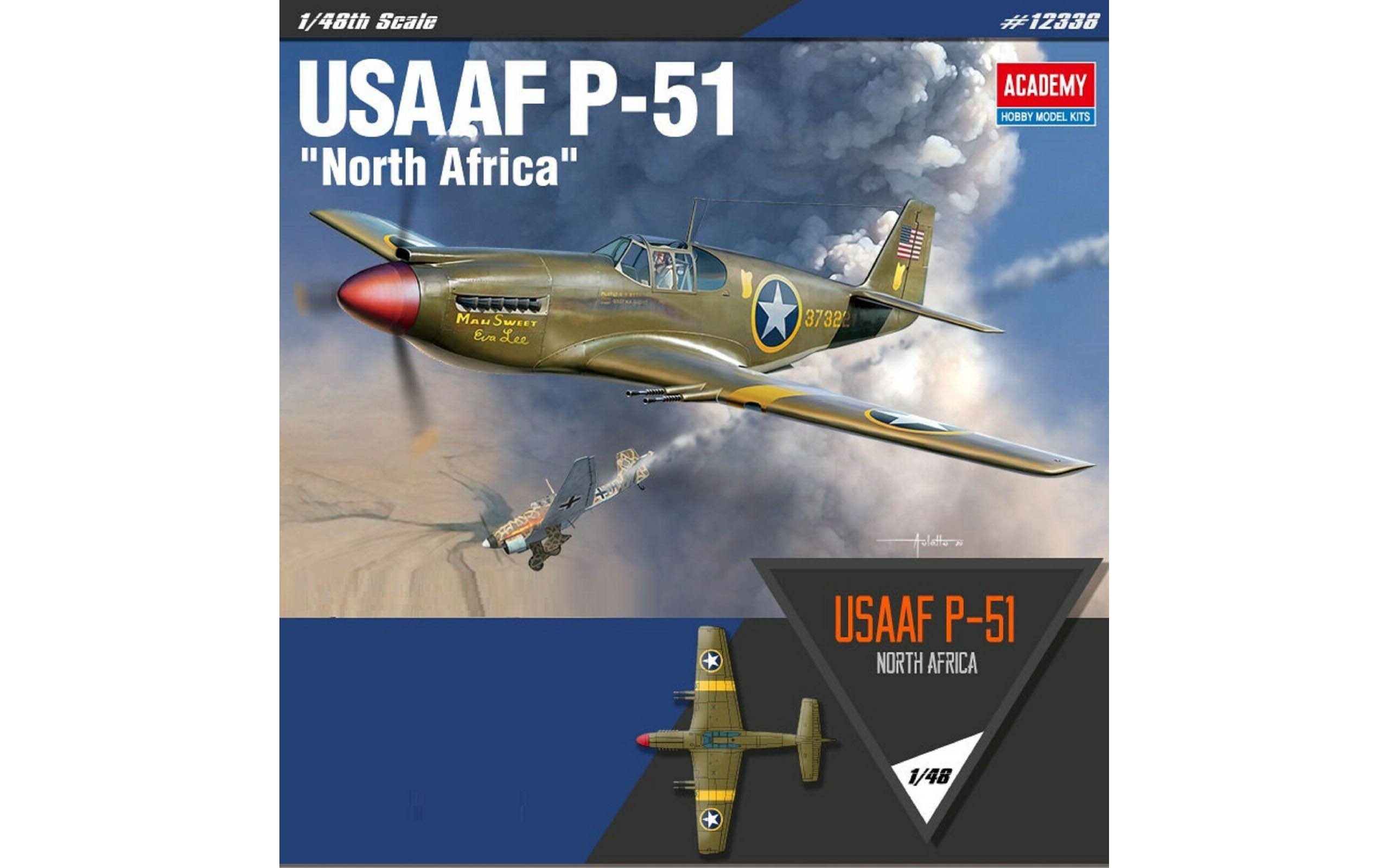 USAAF P-51, North Africa - Academy 12338 | kingshobby.com