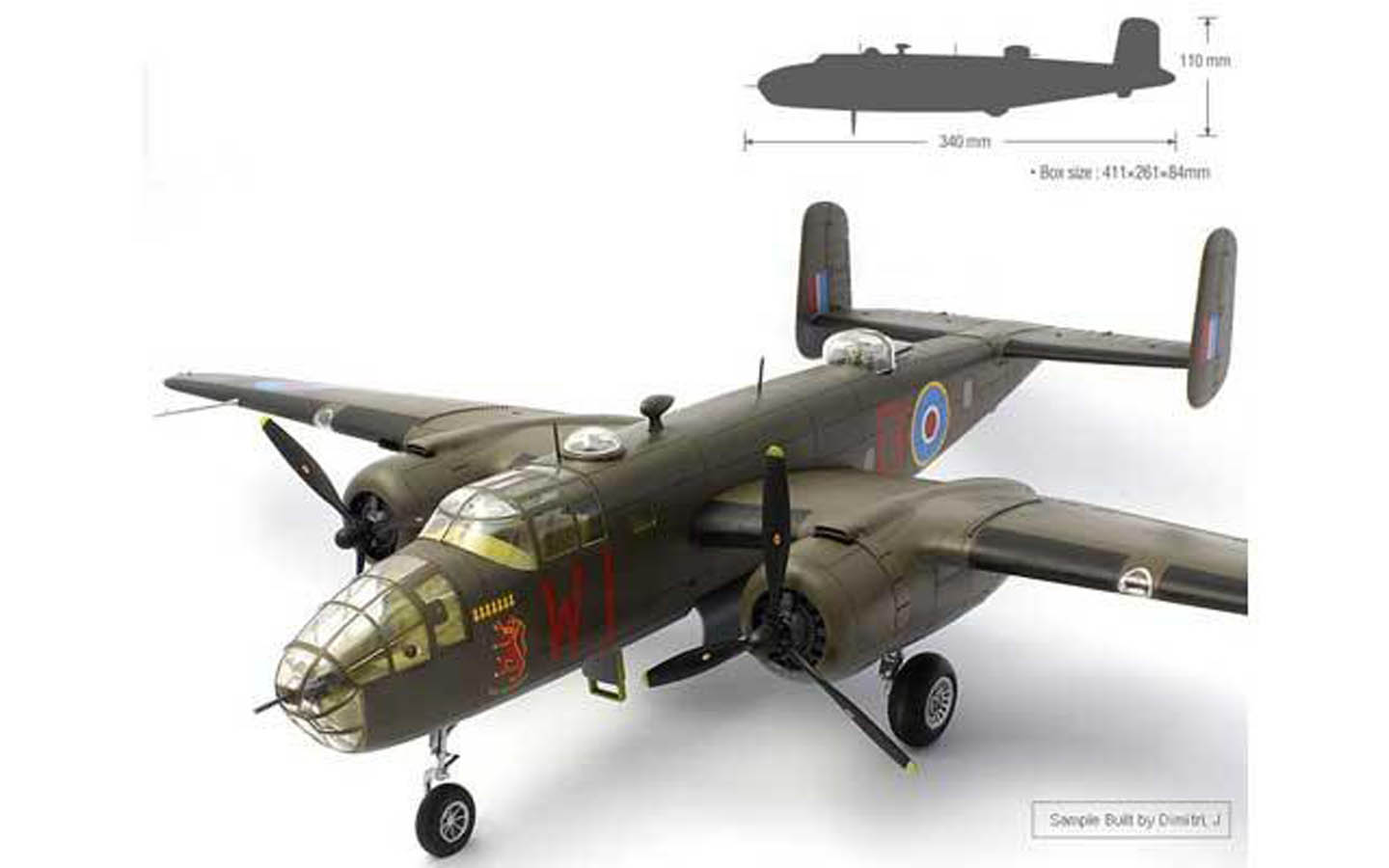 RAF B-25C/D, European Theatre - Academy 12339 | kingshobby.com