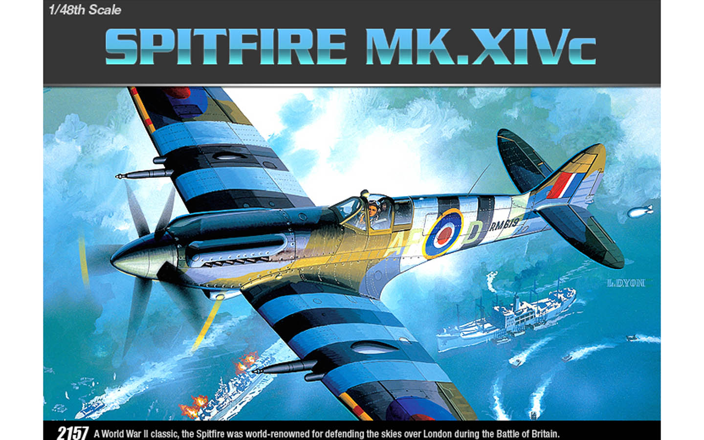 Spitfire Mk XIVc - Academy 12274 | kingshobby.com