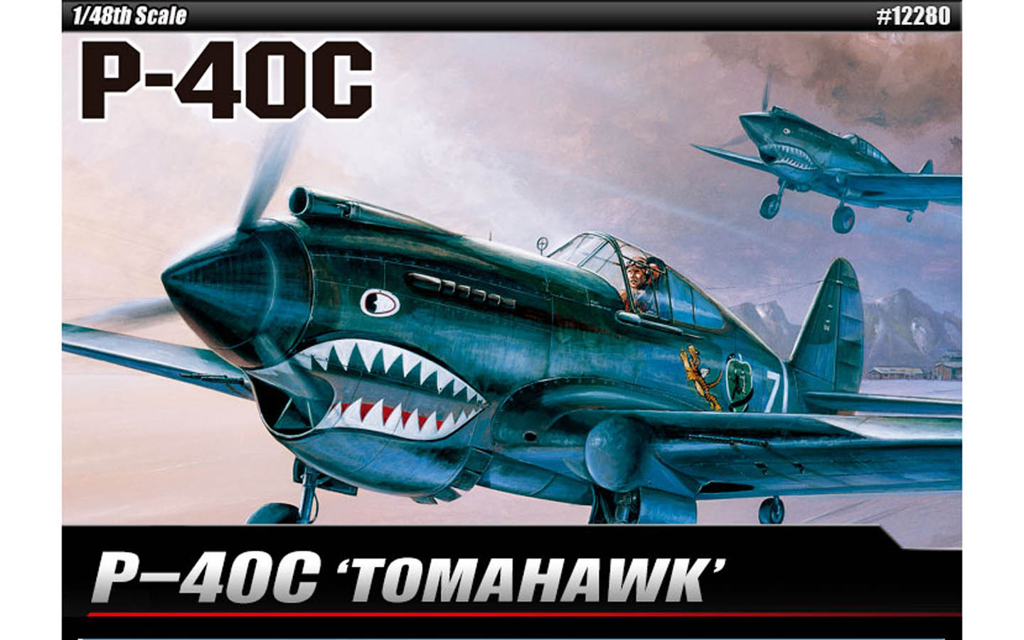 P-40C Tomahawk - Academy 12280 | kingshobby.com