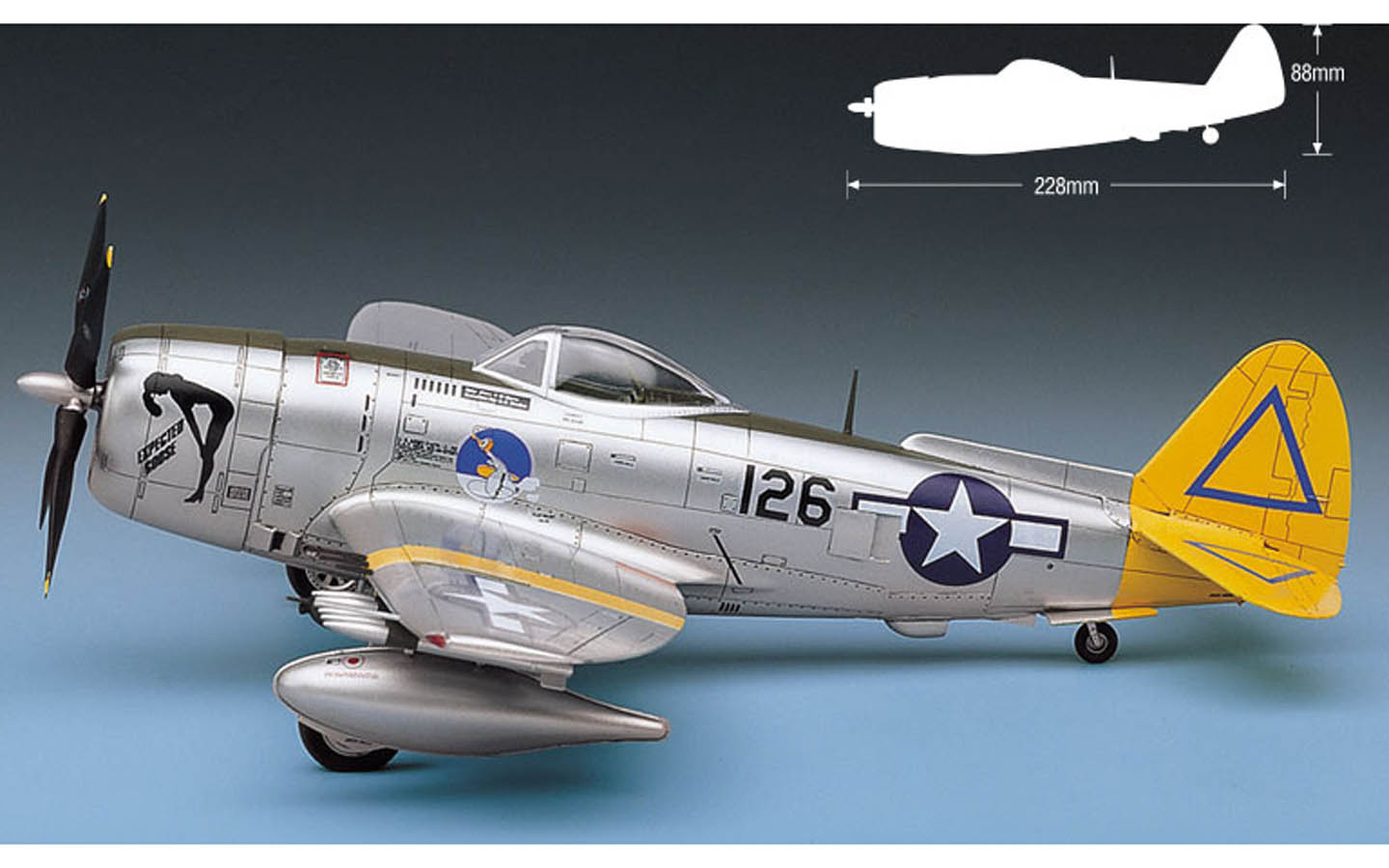 P-47N Thunderbolt Special Expected Goose - Academy 12281 | kingshobby.com