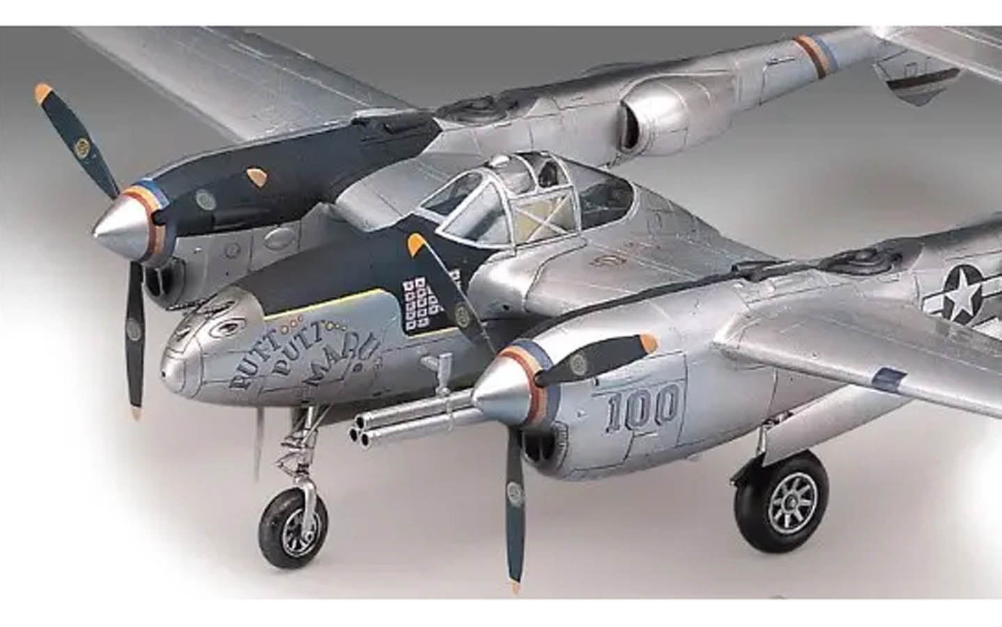 P-38 Combination Version, P-38J, Droopsnoot, P-38L, F-5E - Academy 12282 | kingshobby.com