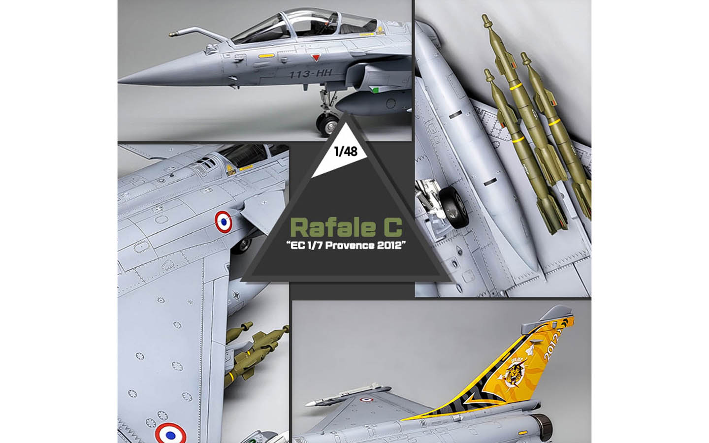 Rafale C, EC 1/7 Provence 2012 - Academy 12346 | kingshobby.com