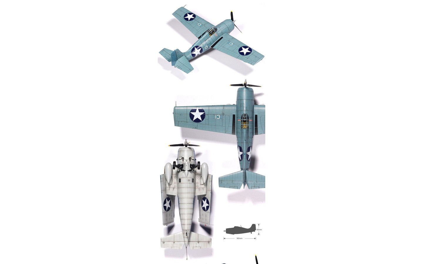 USN F4F-4, Battle of Midway - Academy 12355 | kingshobby.com