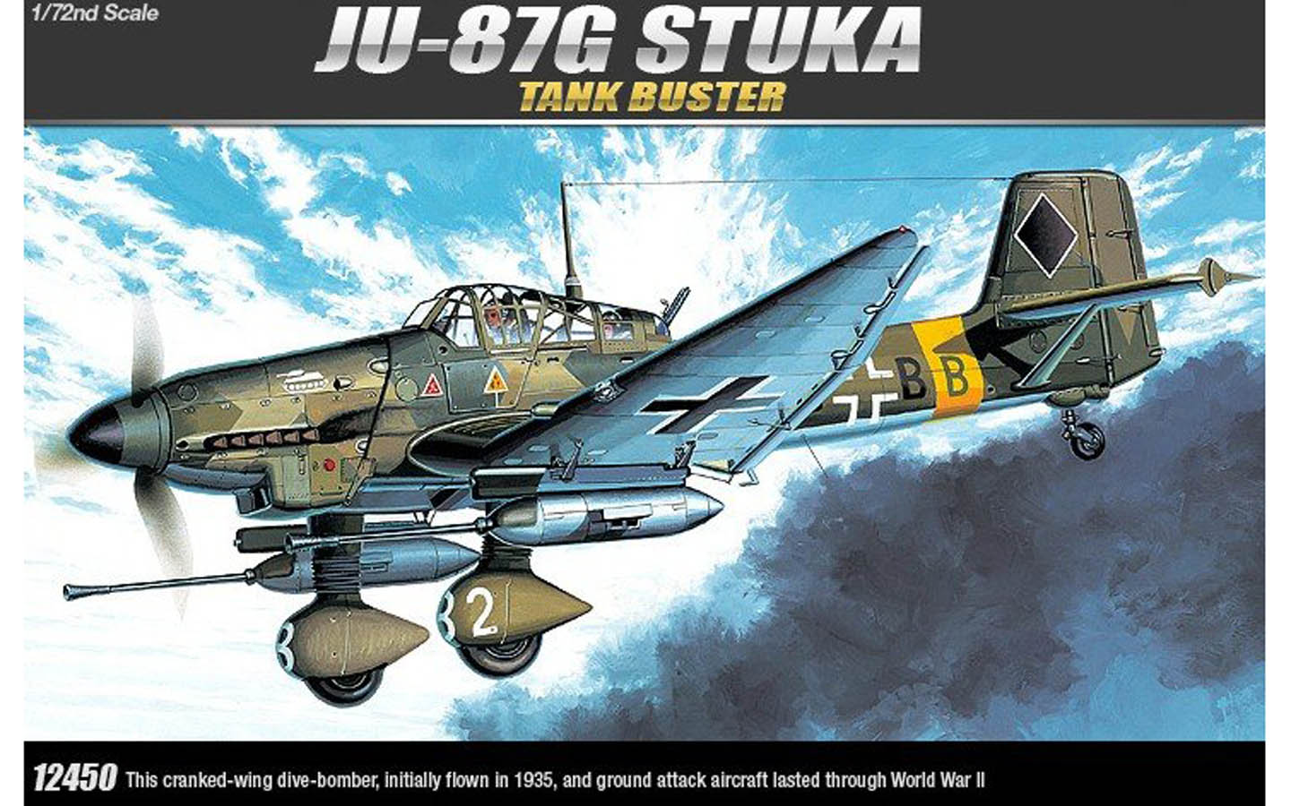 Ju 87G-1 Stuka, Tank Buster - Academy 12450 | kingshobby.com