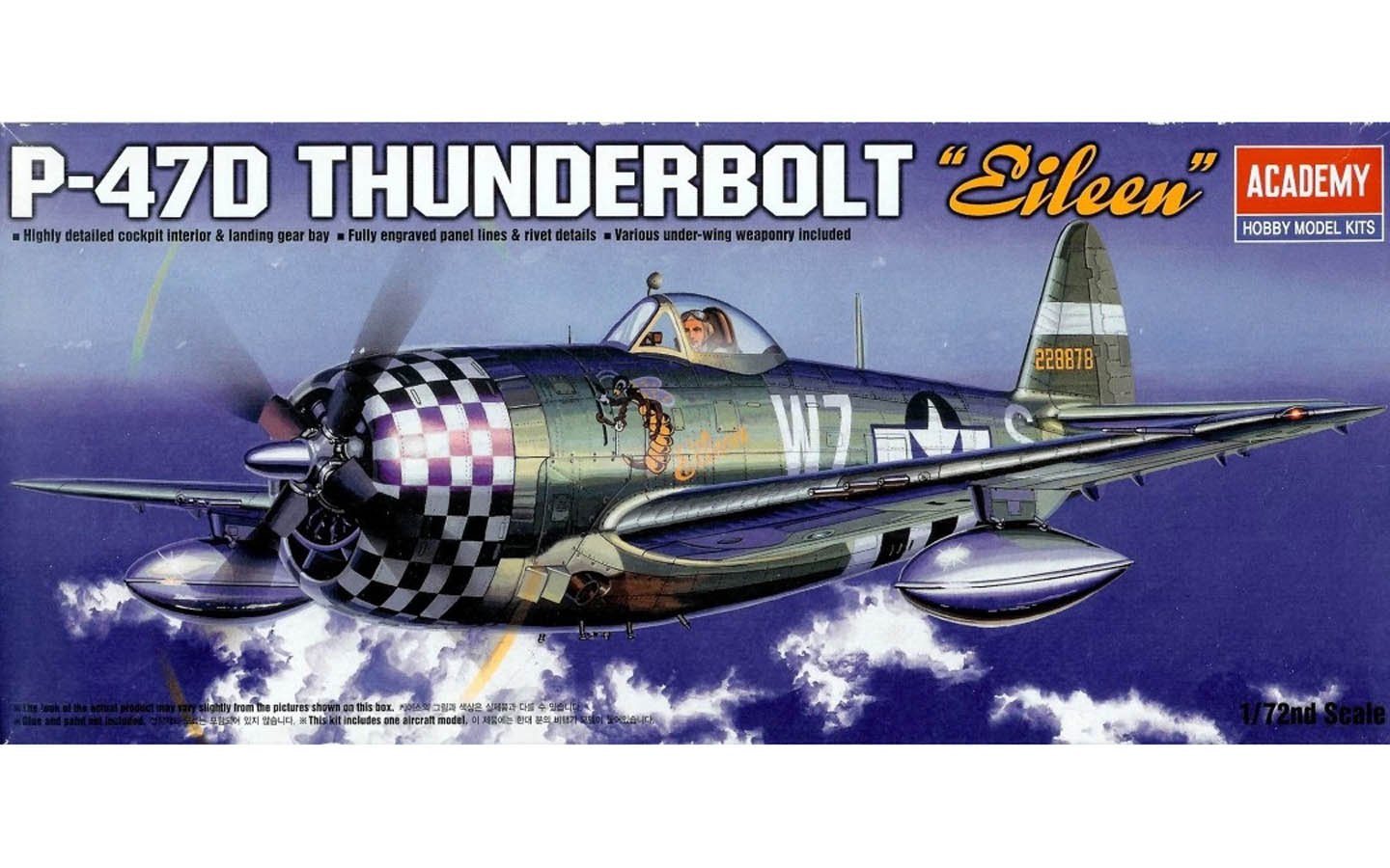 P-47D Thunderbolt, Eileen - Academy 12474 | kingshobby.com