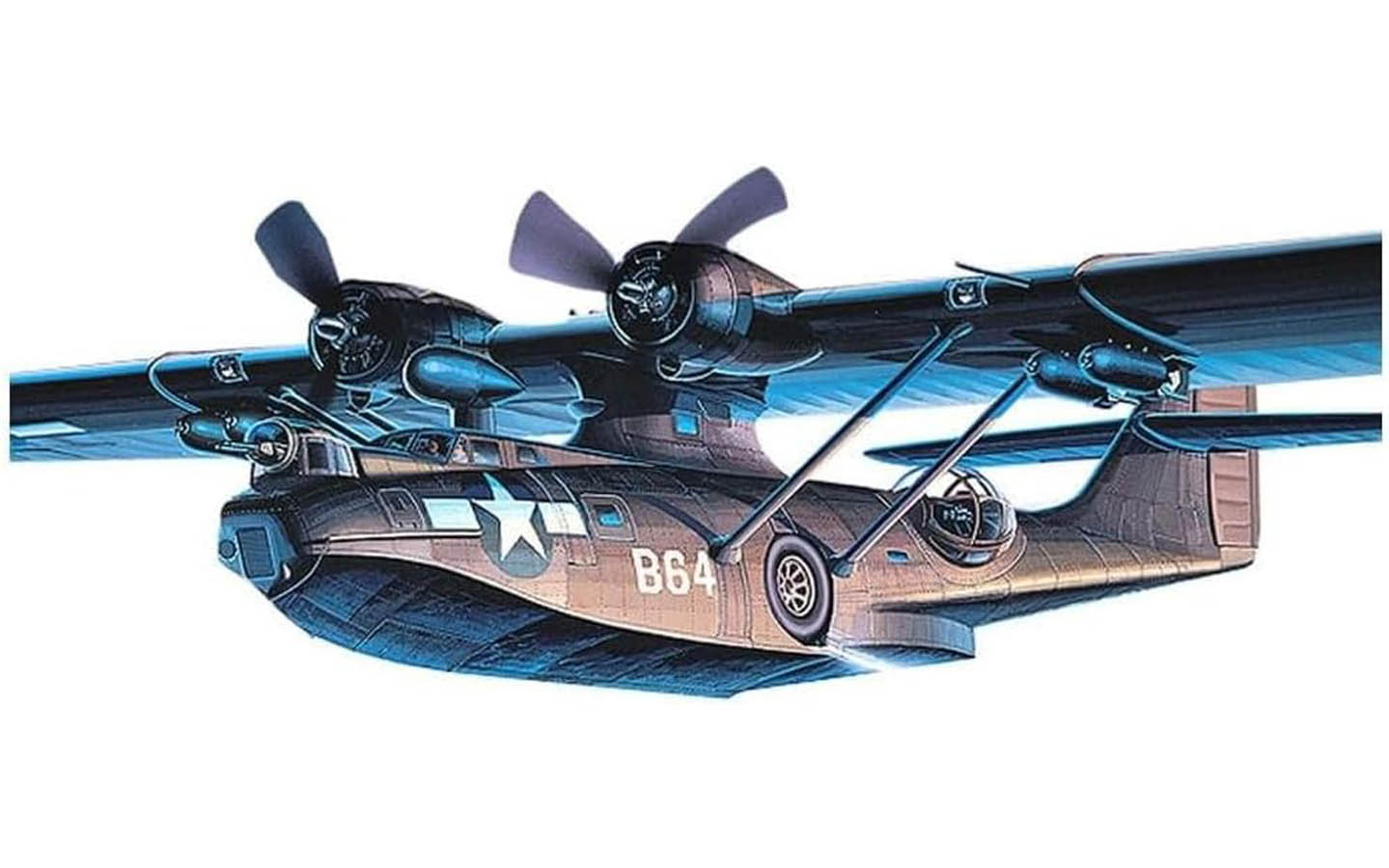 PBY-5A Catalina Black Cat, 50th Anniversary - Academy 12487 ...