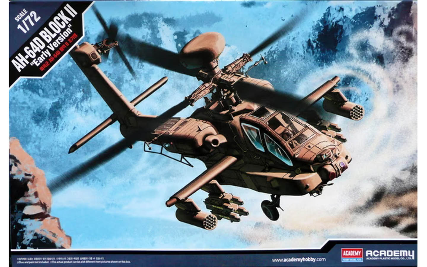 AH-64D Apache, Block II, Early Version - Academy 12514 | kingshobby.com