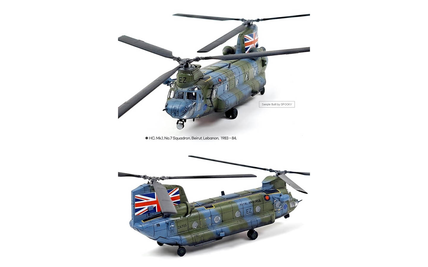 CH-47 D/F/J/HC.Mk.1, 4 Nations - Academy 12624 | kingshobby.com