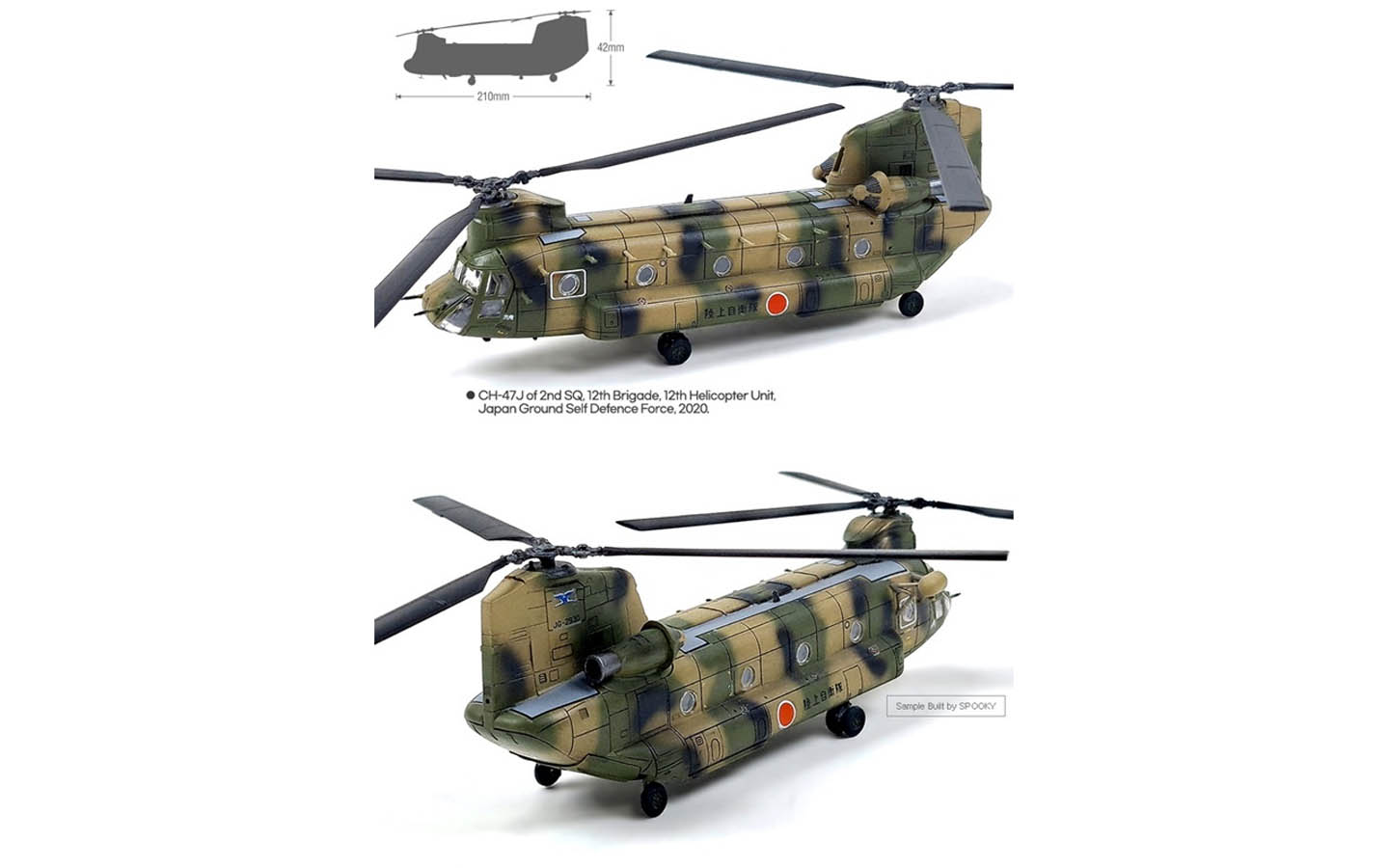 CH-47 D/F/J/HC.Mk.1, 4 Nations - Academy 12624 | kingshobby.com