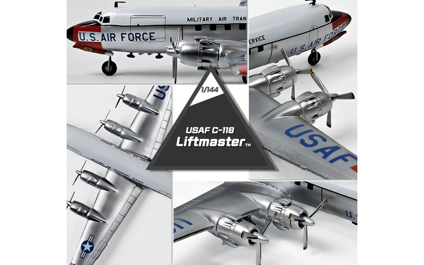 Douglas DC-6/C-118 Liftmaster - Academy 12634 | kingshobby.com
