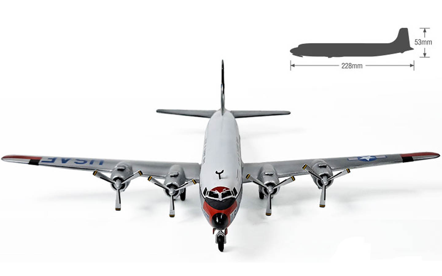 Douglas DC-6/C-118 Liftmaster - Academy 12634 | kingshobby.com