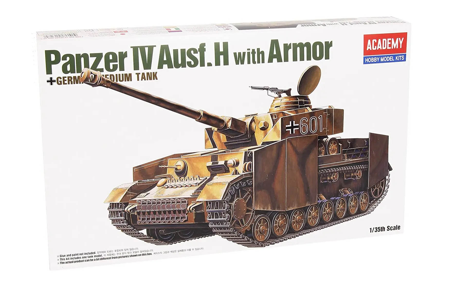 Panzer IV Ausf H. with Armor - Academy 13233 | kingshobby.com