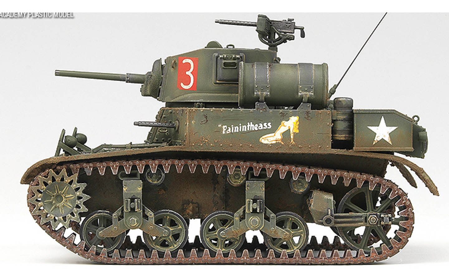 M3A1 Stuart, Light Tank - Academy 13269 | kingshobby.com