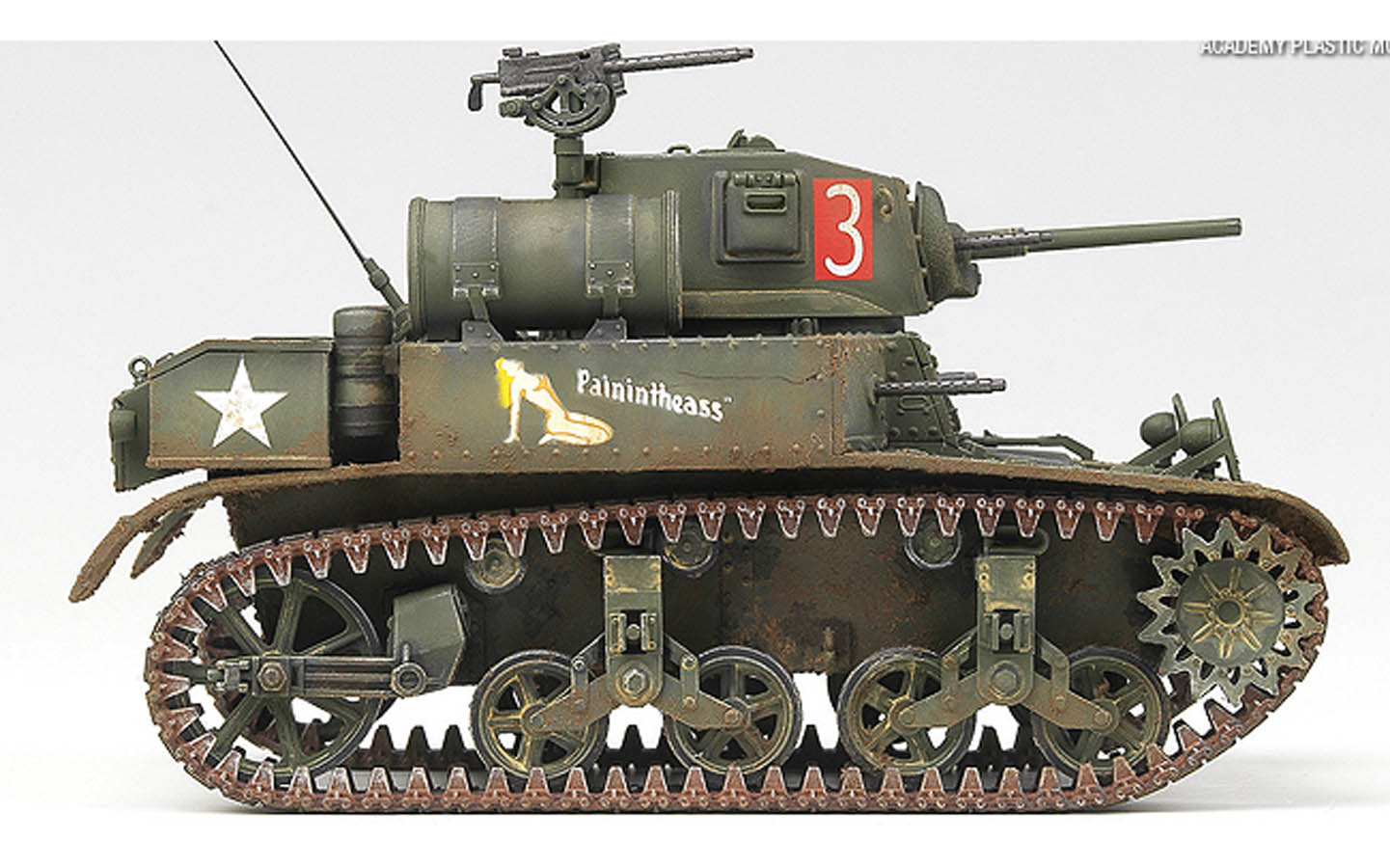 M3A1 Stuart, Light Tank - Academy 13269 | kingshobby.com