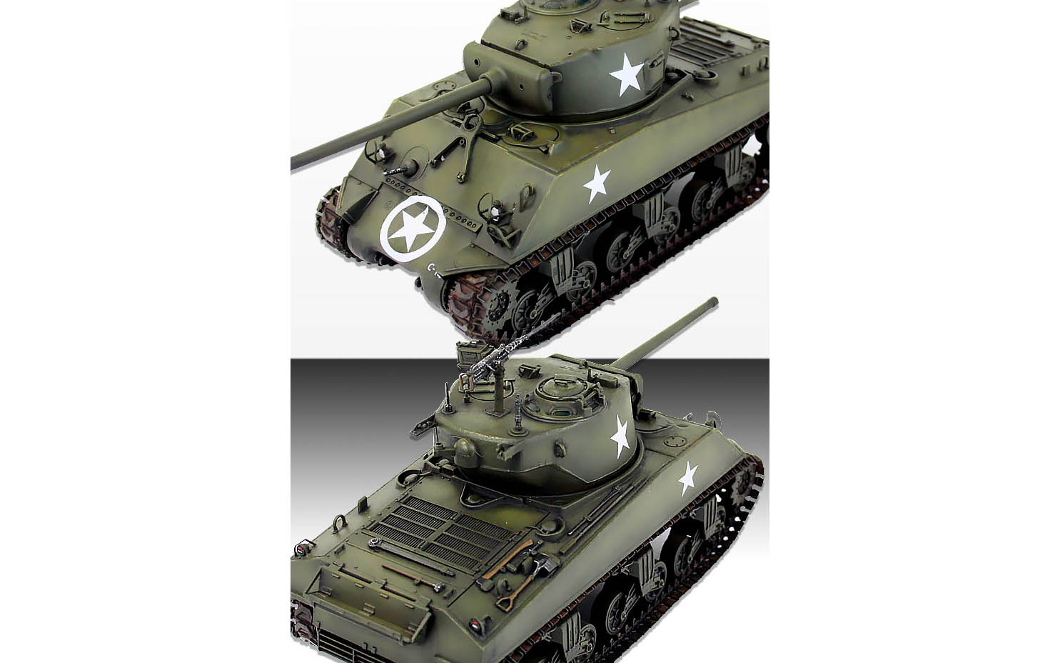 M4A3(76)W, Battle of the Bulge - Academy 13500 | kingshobby.com