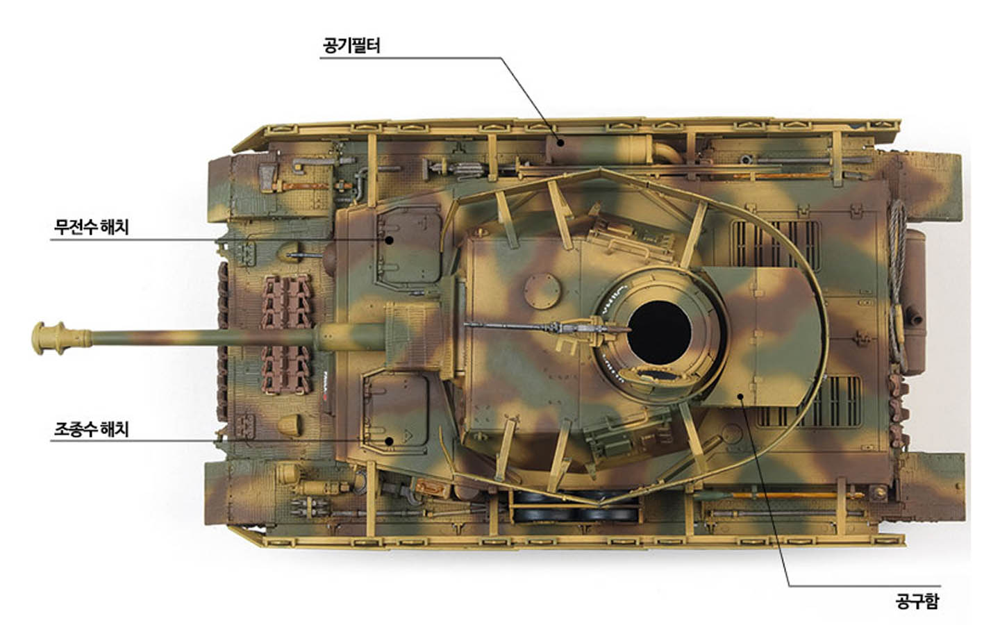 German Panzer IV, Ausf.H Ver.MID - Academy 13516 | kingshobby.com
