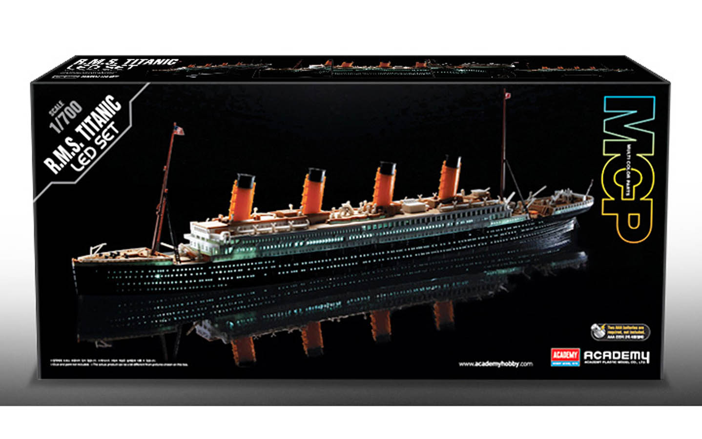 R.M.S. Titanic LED Set - Academy 14220 | kingshobby.com
