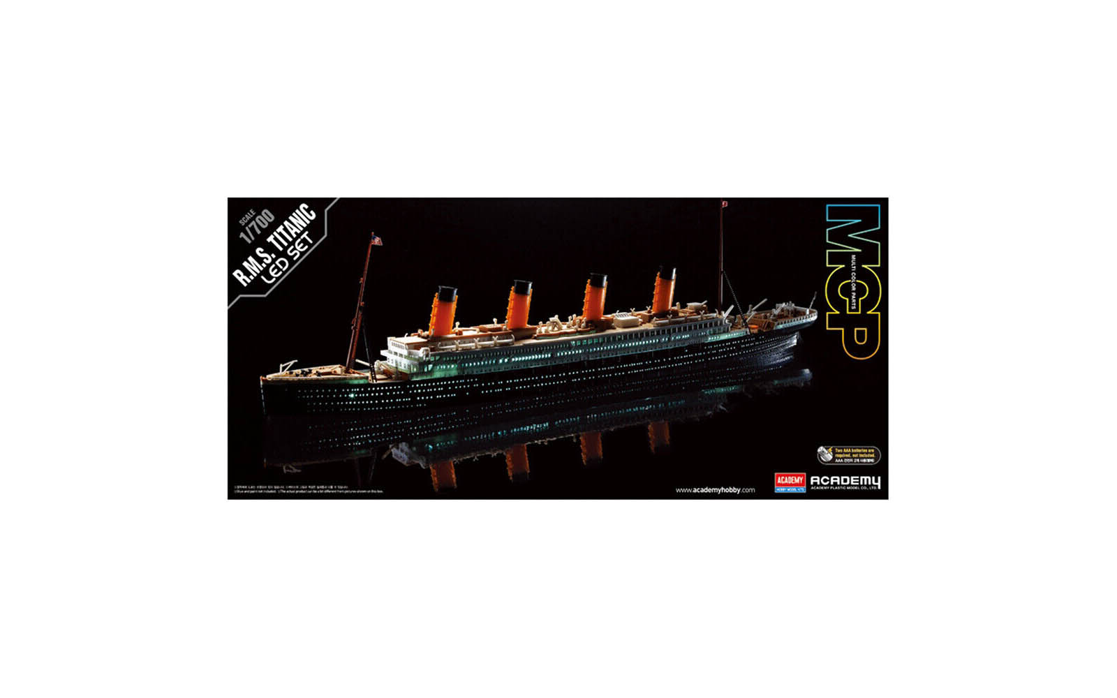 R.M.S. Titanic LED Set - Academy 14220 | kingshobby.com