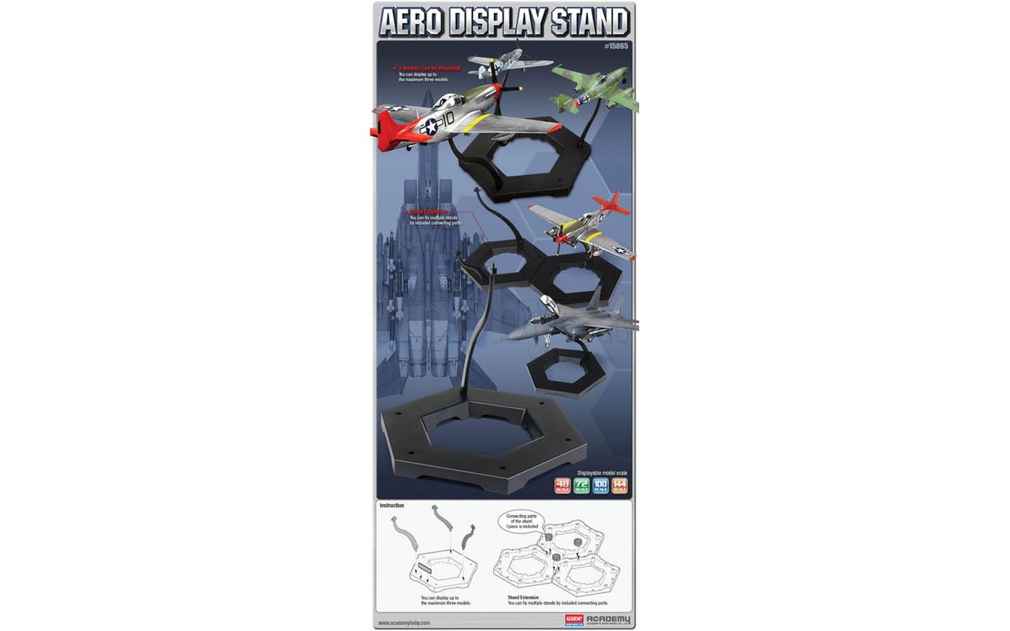 Aero Display Stand - Academy 15065 | kingshobby.com