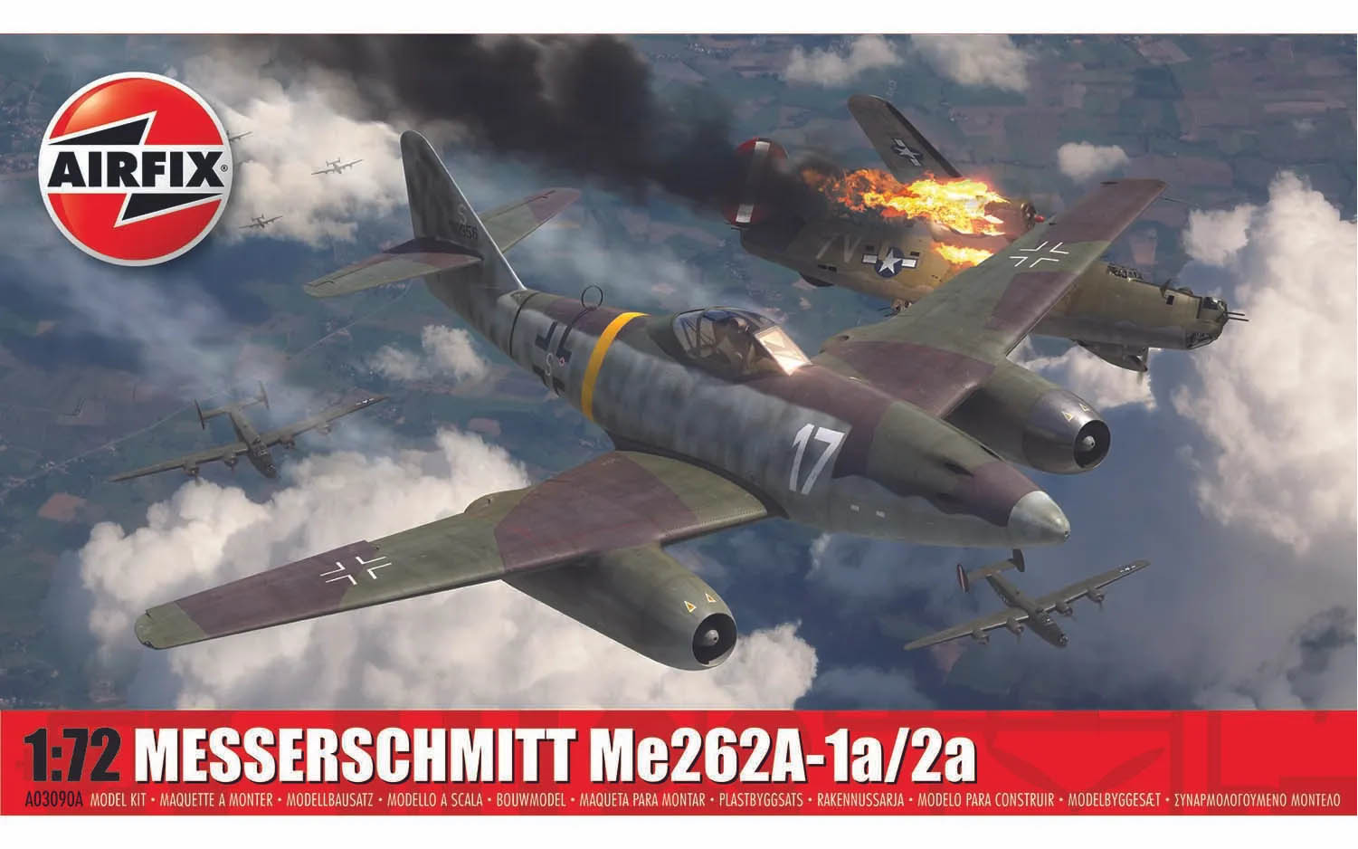 Messerschmitt Me262A-1a/2a - Airfix A03090A | kingshobby.com