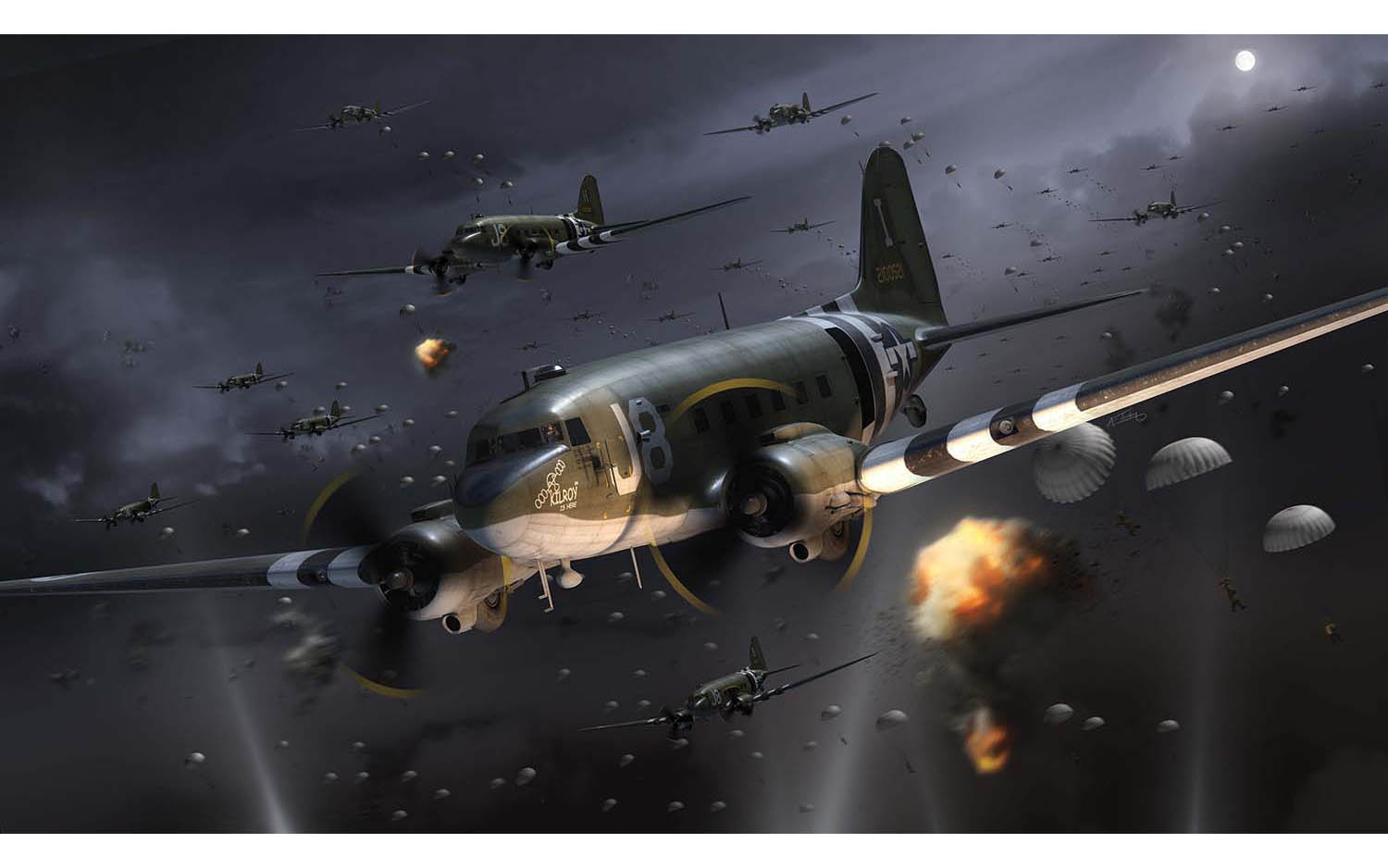 Douglas Dakota C-47 Skytrain - Airfix A08014 | kingshobby.com