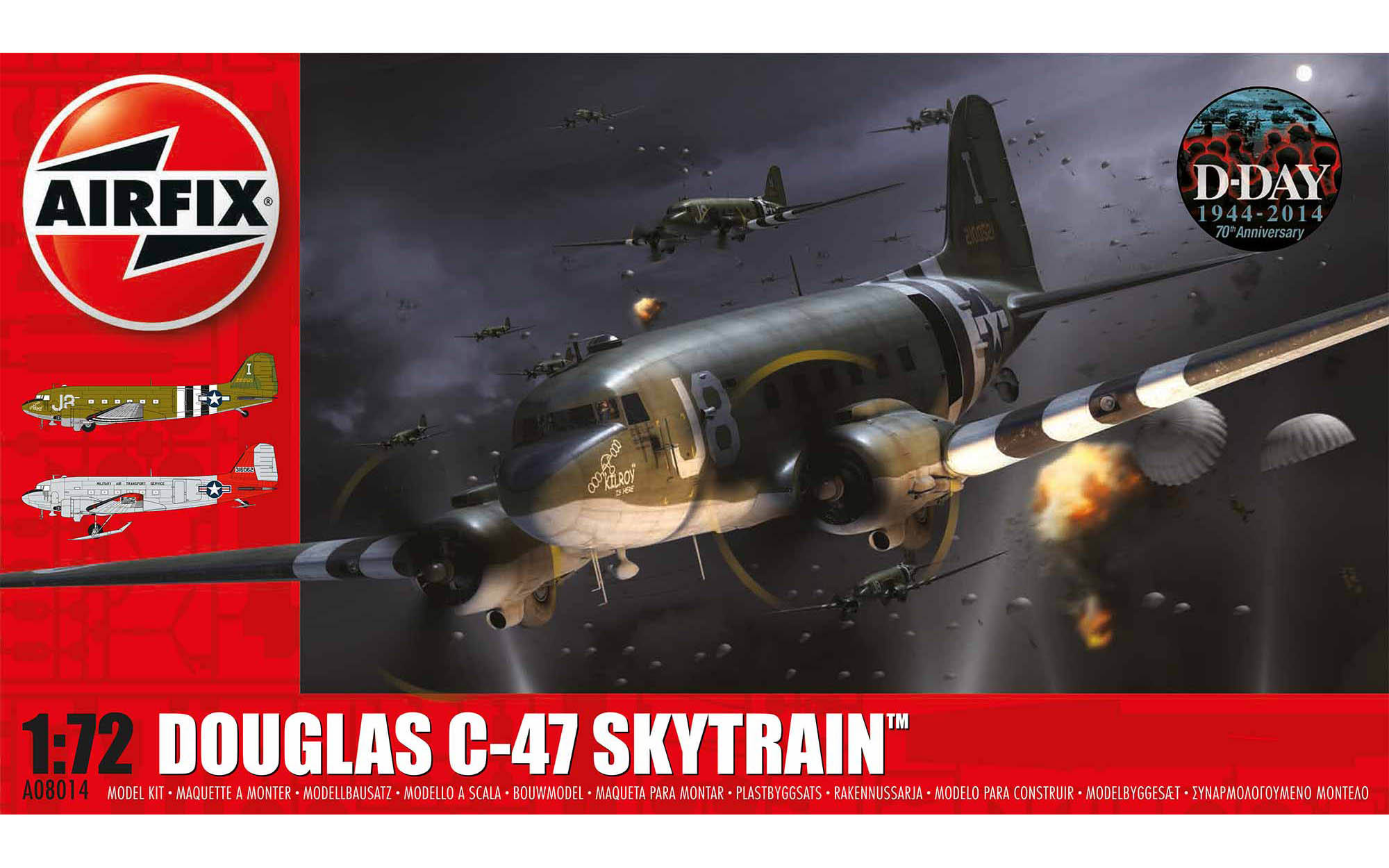 Douglas Dakota C-47 Skytrain - Airfix A08014 | kingshobby.com