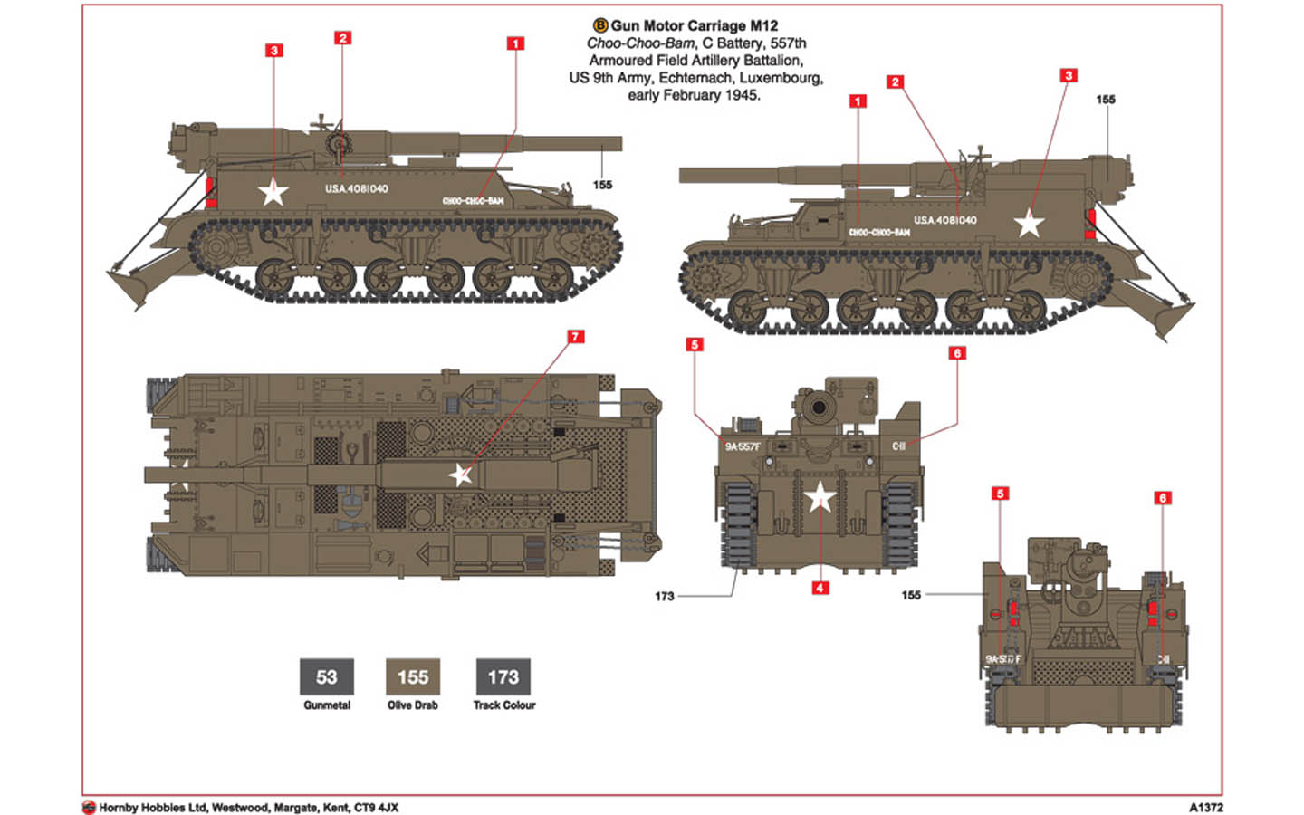 M12 GMC - Airfix A1372 | kingshobby.com