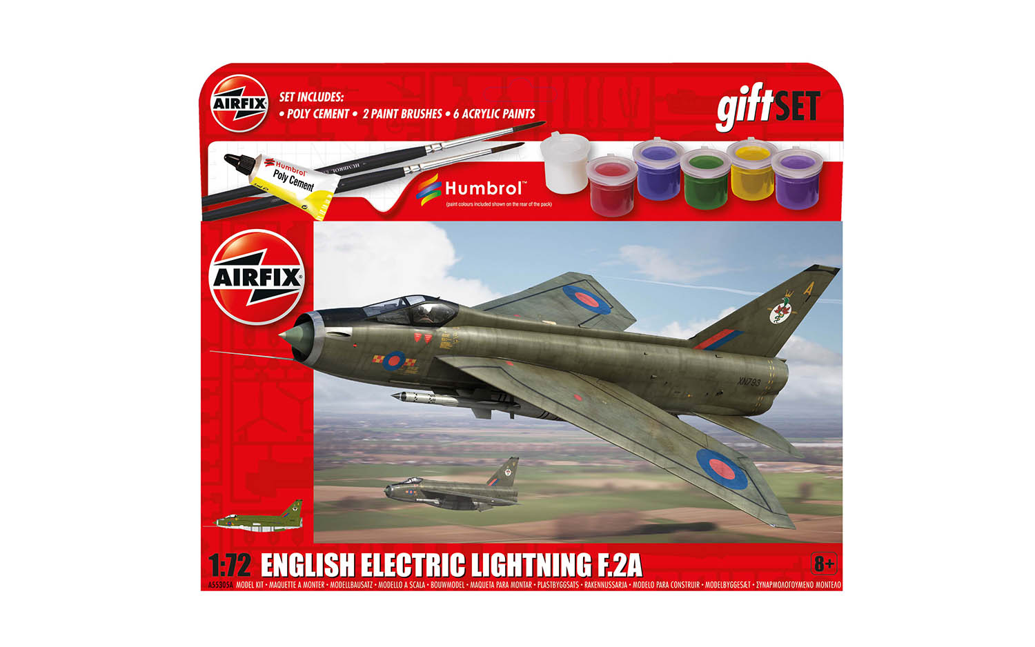 English Electric Lightning F.2A -Gift Set - Airfix A55305A | kingshobby.com