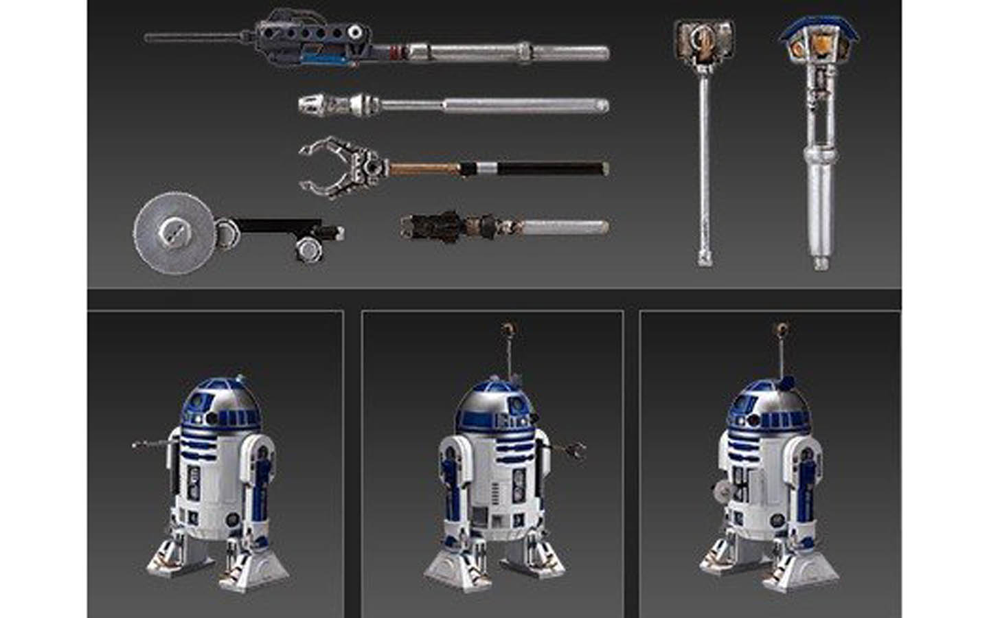 R2-D2 & R5-D4, Astromech Droids, Star Wars - Bandai 195963 | kingshobby.com