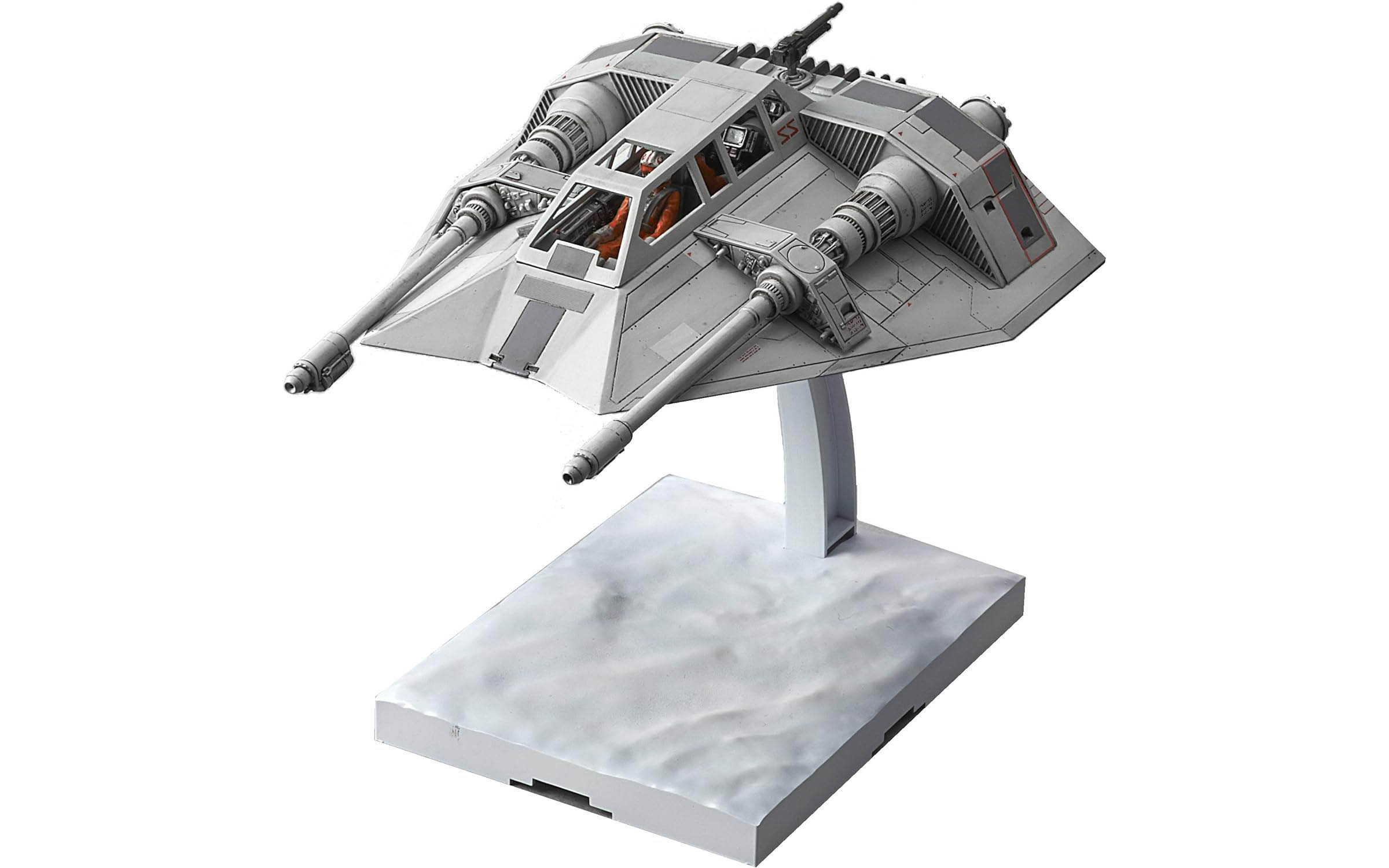 Snowspeeder, Modified Incom T-47 Airspeeder, Star Wars - Bandai 196692 ...