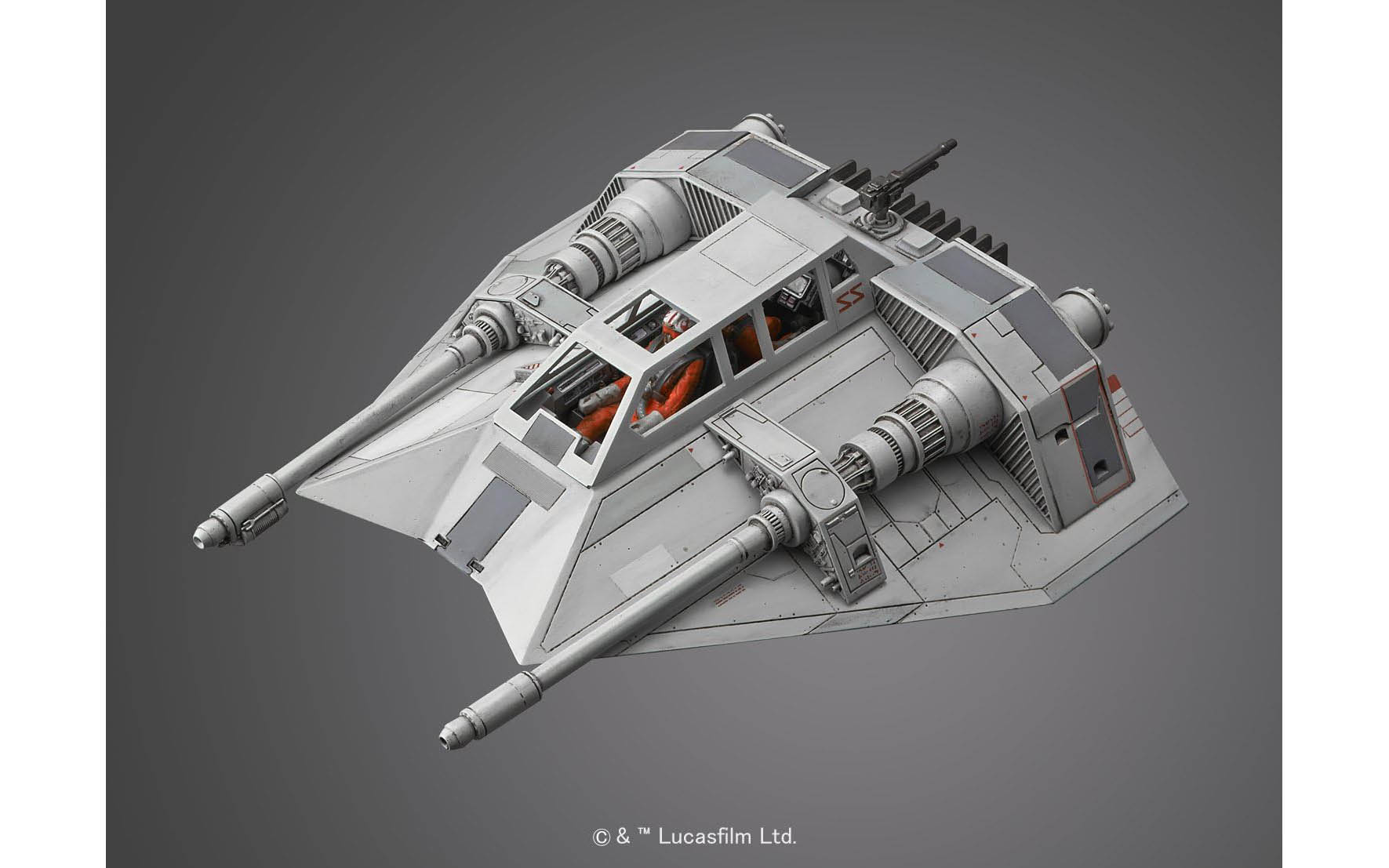 Snowspeeder, Modified Incom T-47 Airspeeder, Star Wars - Bandai 196692 ...