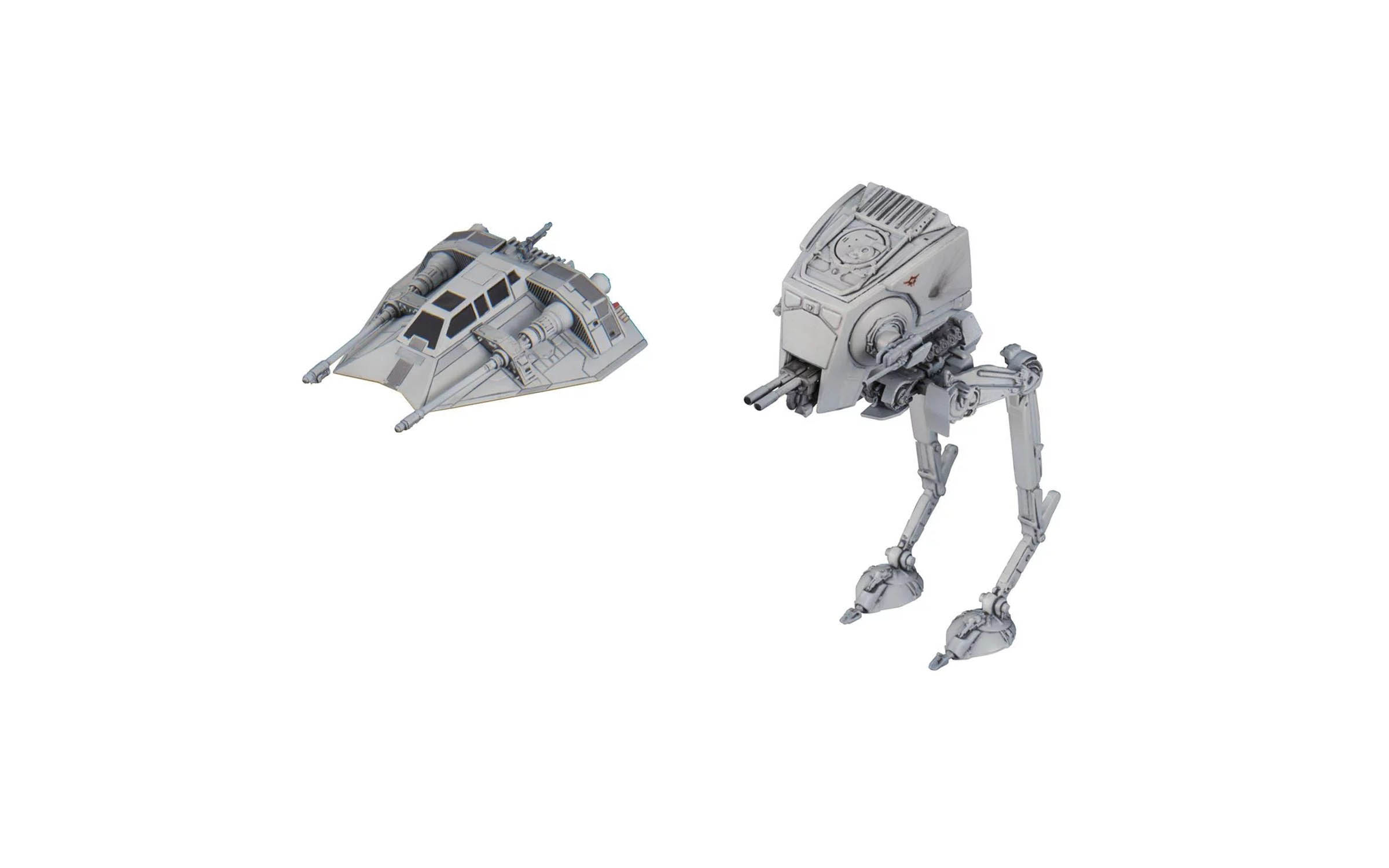 AT-ST & Snowspeeder Bandai, Vehicle Model 008, Star Wars - Bandai ...