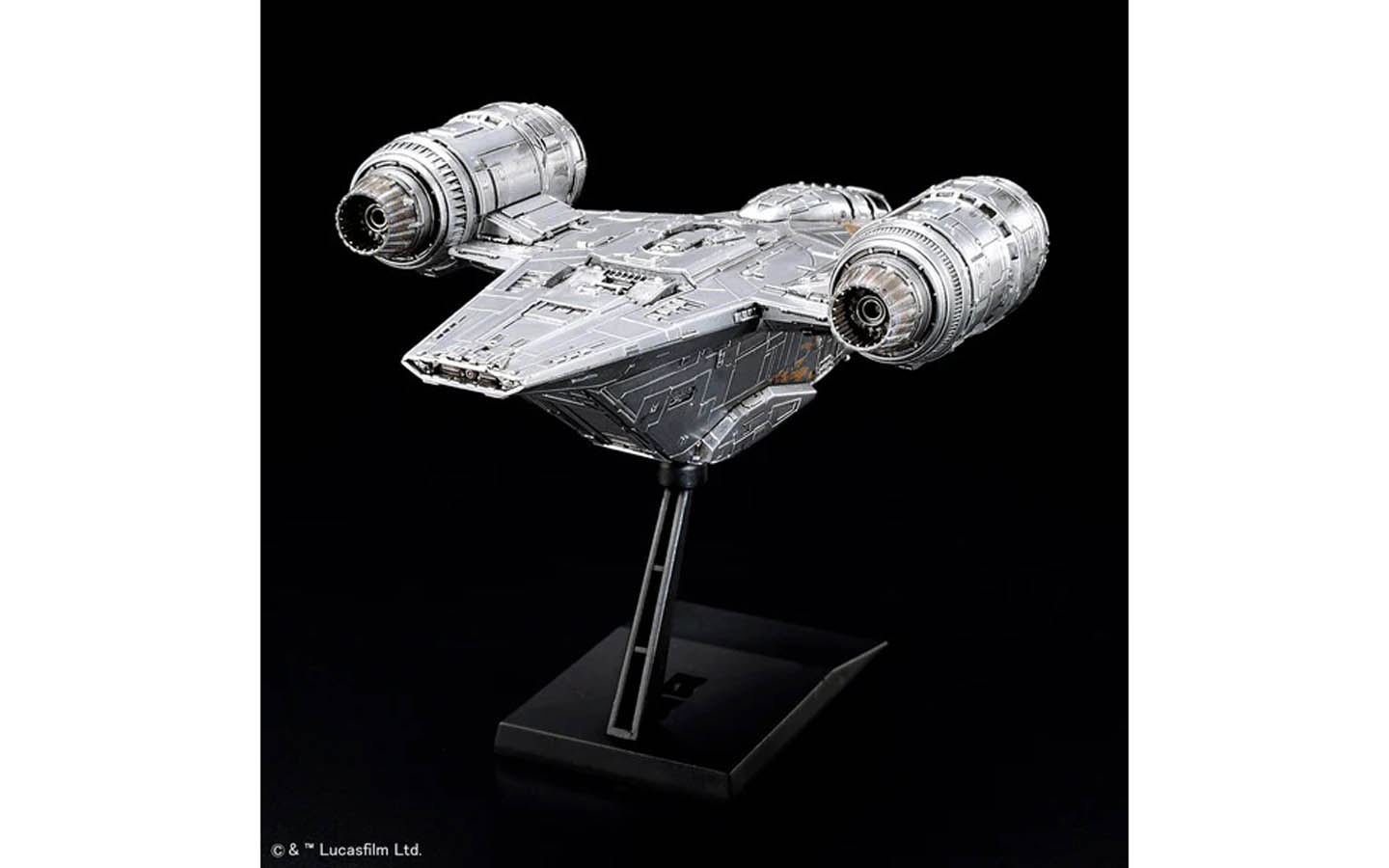 Razor Crest, Silver Coating Version, Mandalorian, Star Wars - Bandai ...
