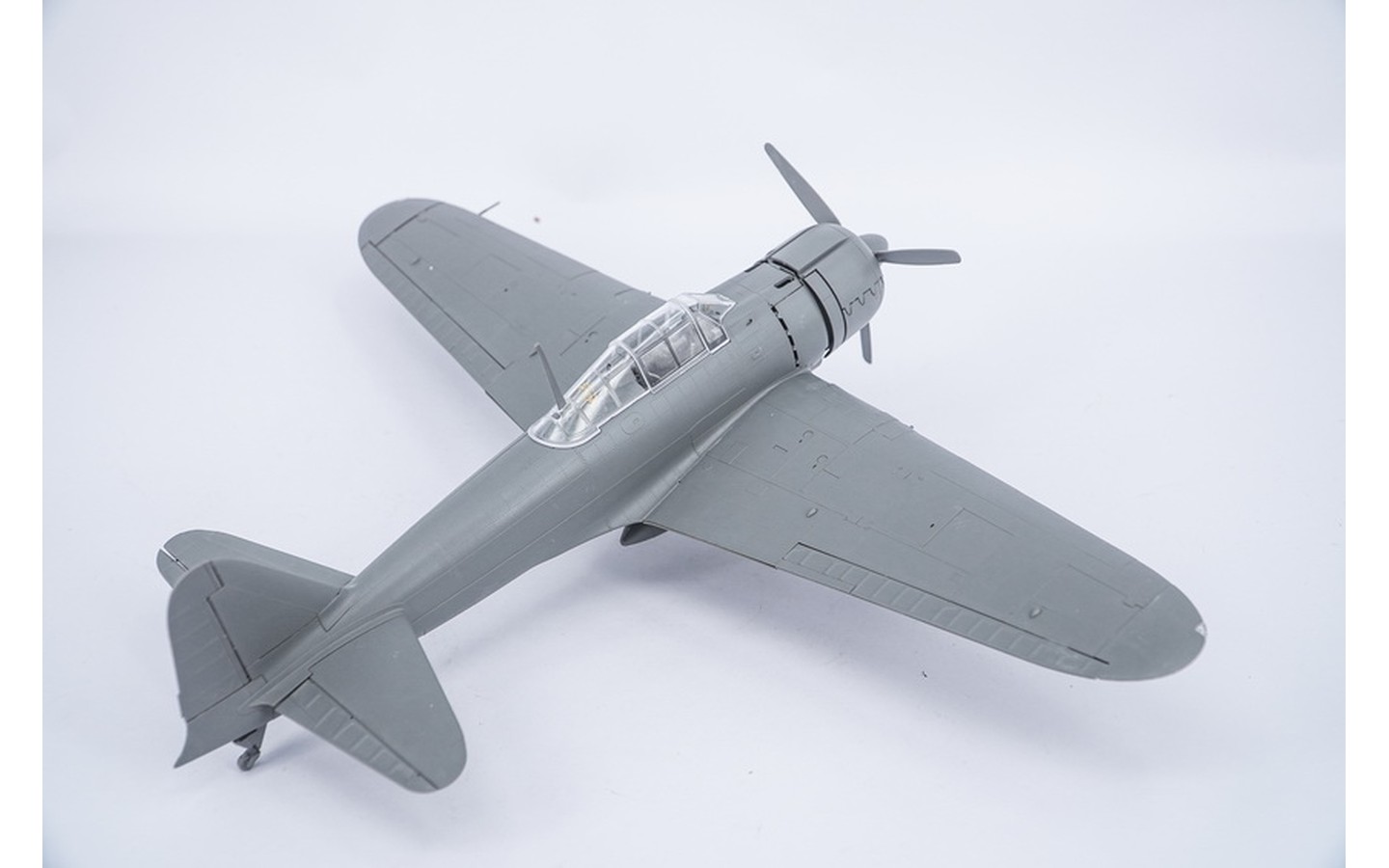 A6M2 Zero Fighter with Interior of the Engine and Weapons - Border ...