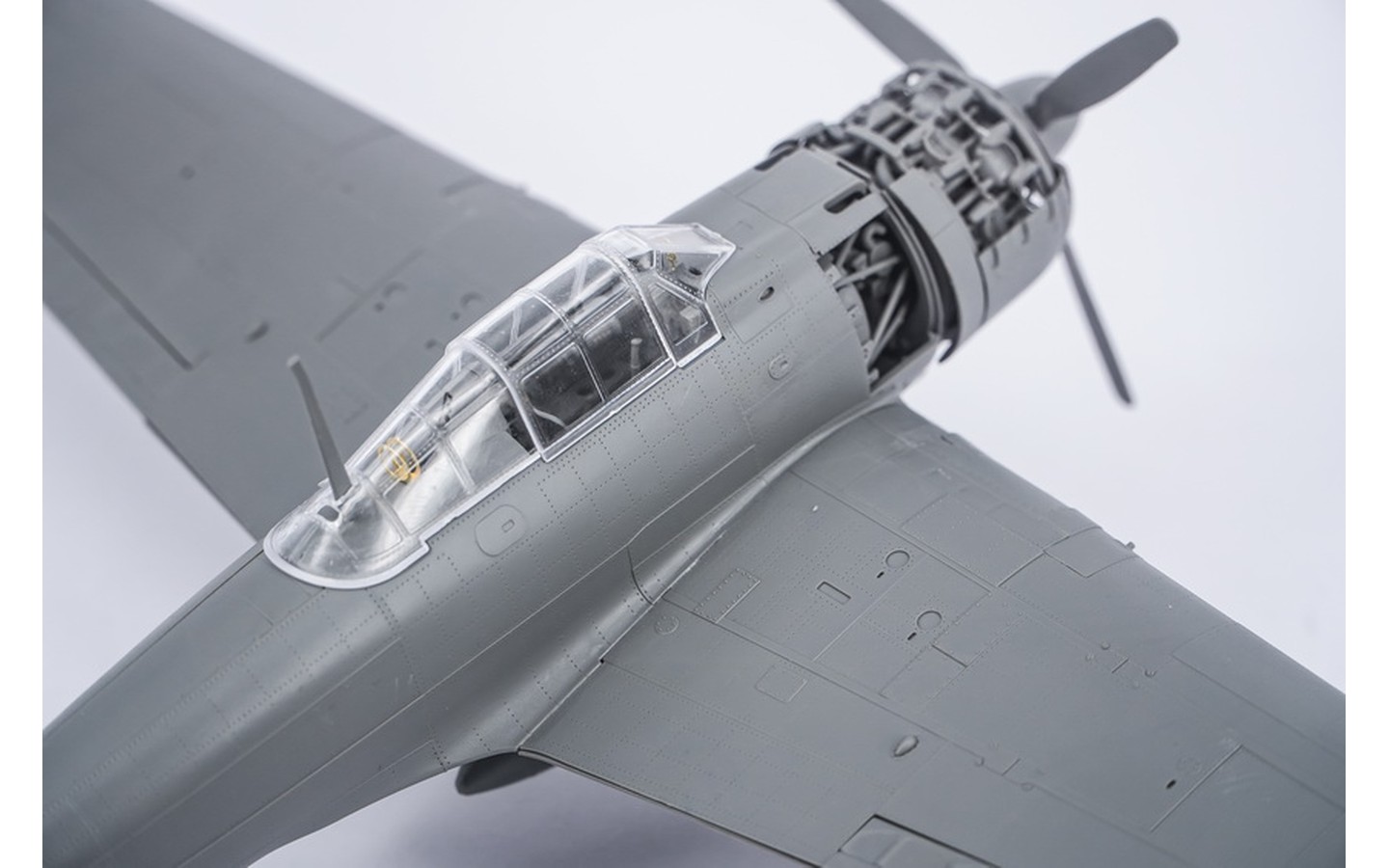 A6M2 Zero Fighter with Interior of the Engine and Weapons - Border ...