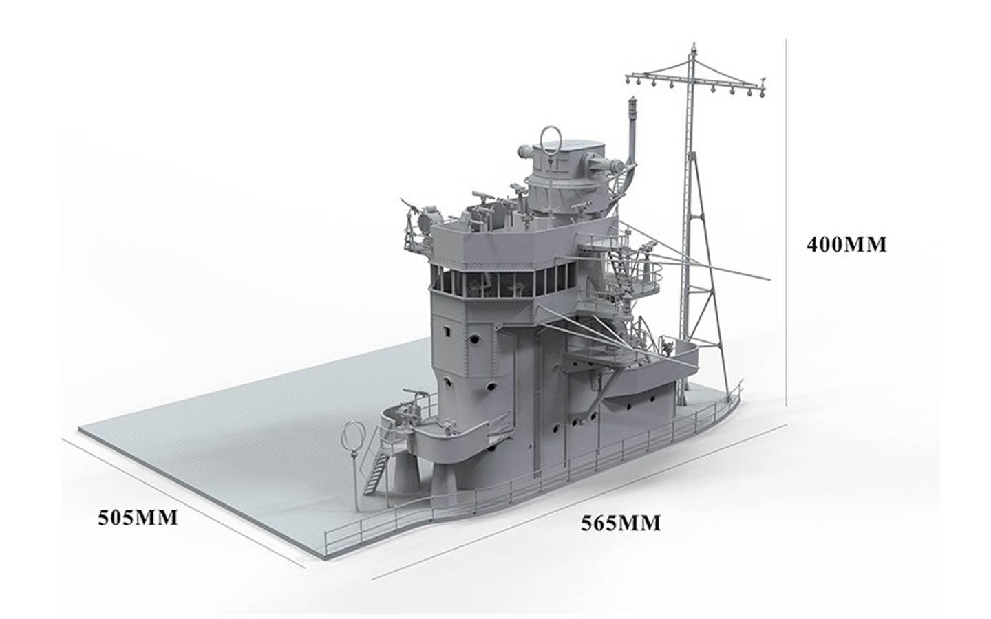 Akagi Bridge w/Flight Deck and Nakajima B5N2 Kate Combo - Border BSF001 ...