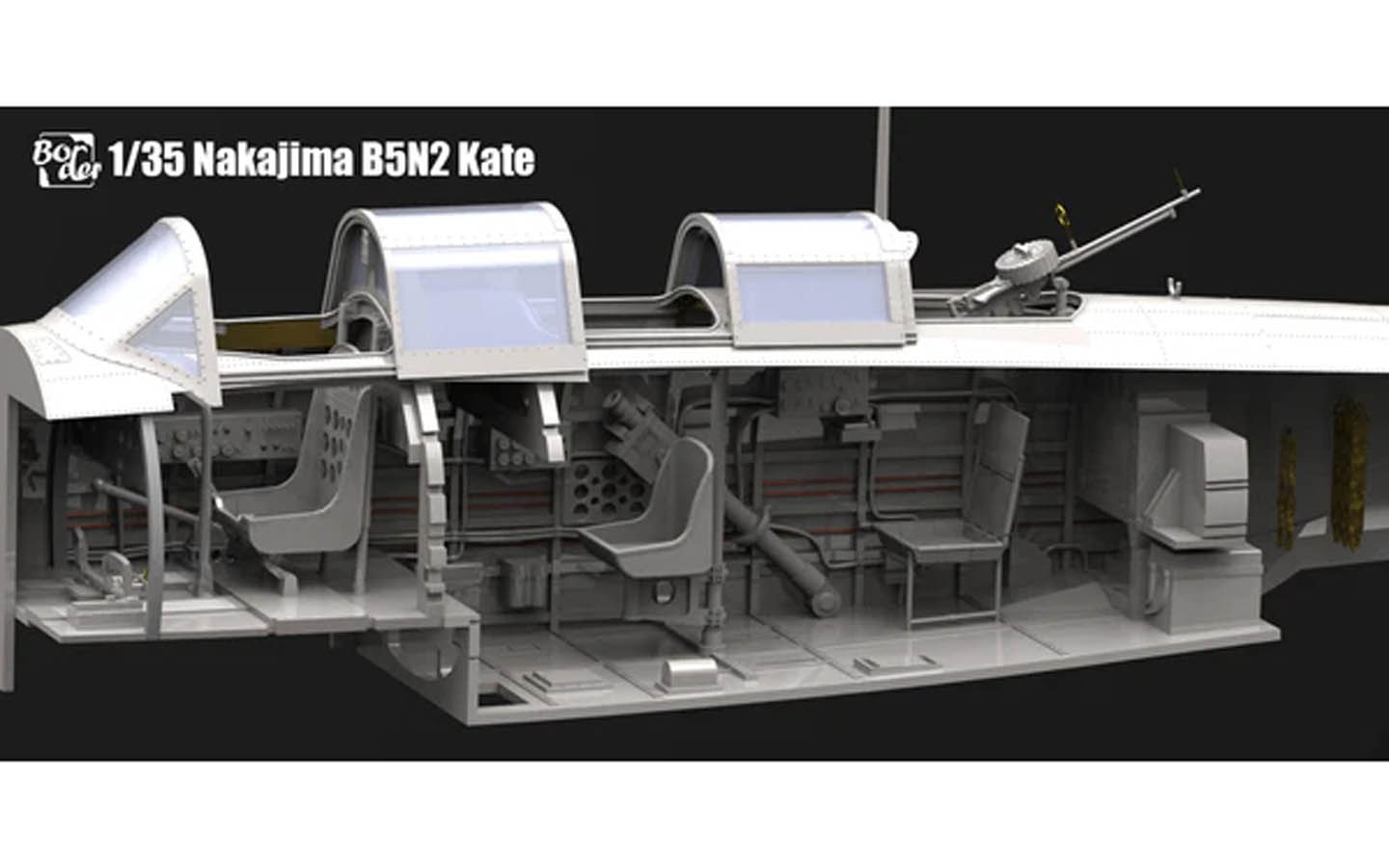 Akagi Bridge w/Flight Deck and Nakajima B5N2 Kate Combo - Border BSF001 ...