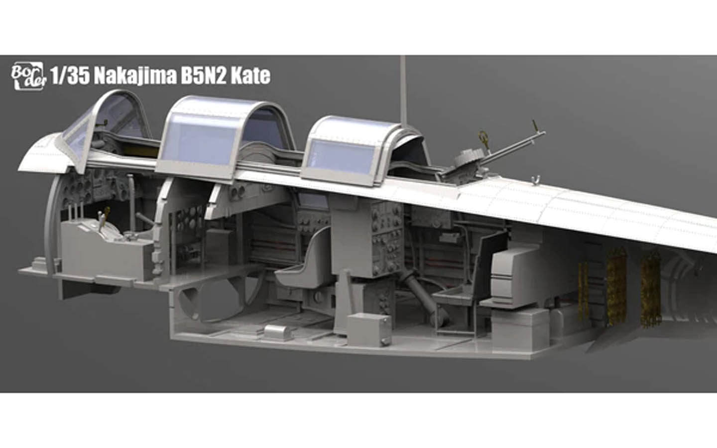 Akagi Bridge w/Flight Deck and Nakajima B5N2 Kate Combo - Border BSF001 ...