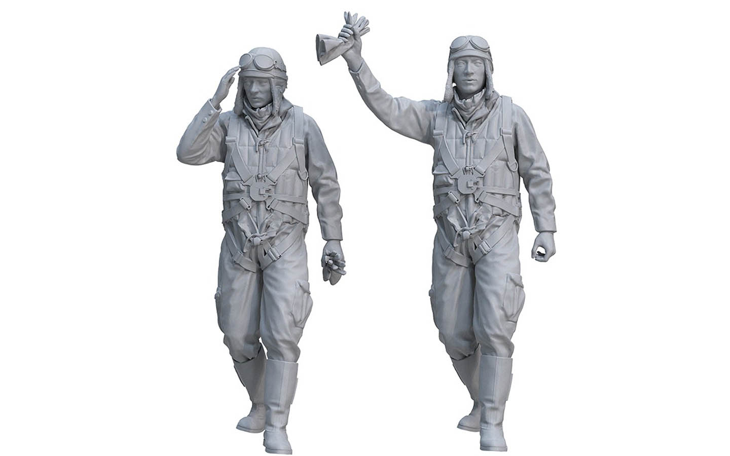 IJN Carrier Crew Pilots & Officers - Border BR006 | kingshobby.com
