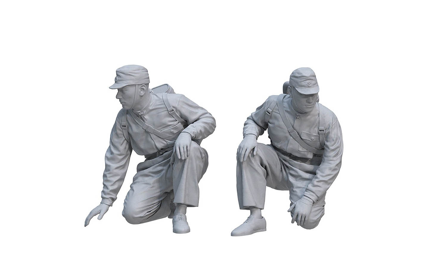 IJN Carrier Crew Pilots & Officers - Border BR006 | kingshobby.com