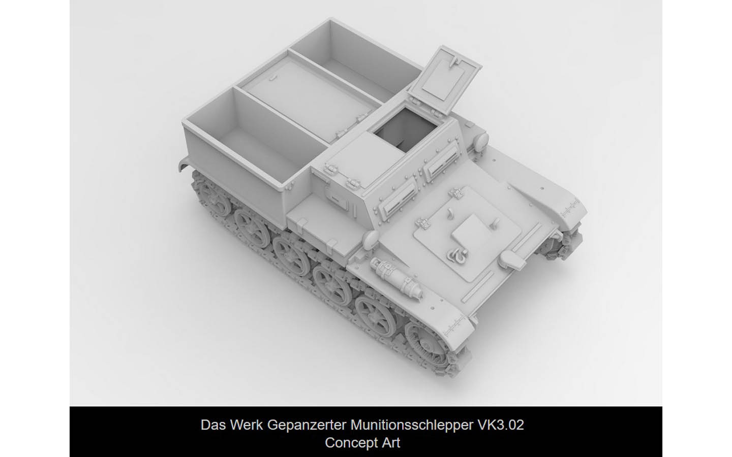 Gepanzerter Munitionsschlepper VK3.02 - Das Werk DW35016 | kingshobby.com