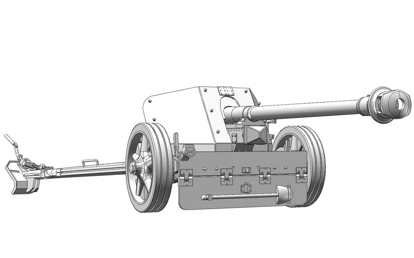 German 7,5cm Pak40 with 4 Figures, 7,5 cm Panzerabwehrkanone 40 - Das ...